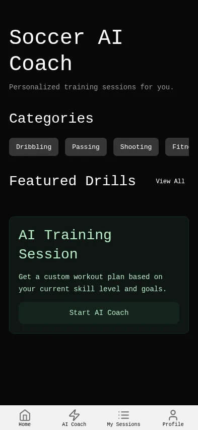 Soccer AI Trainer
