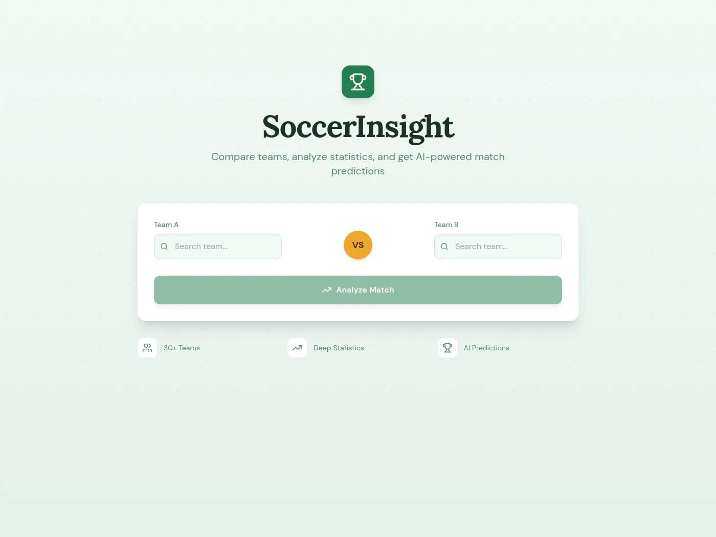oblandeSoccerInsight Analyzer