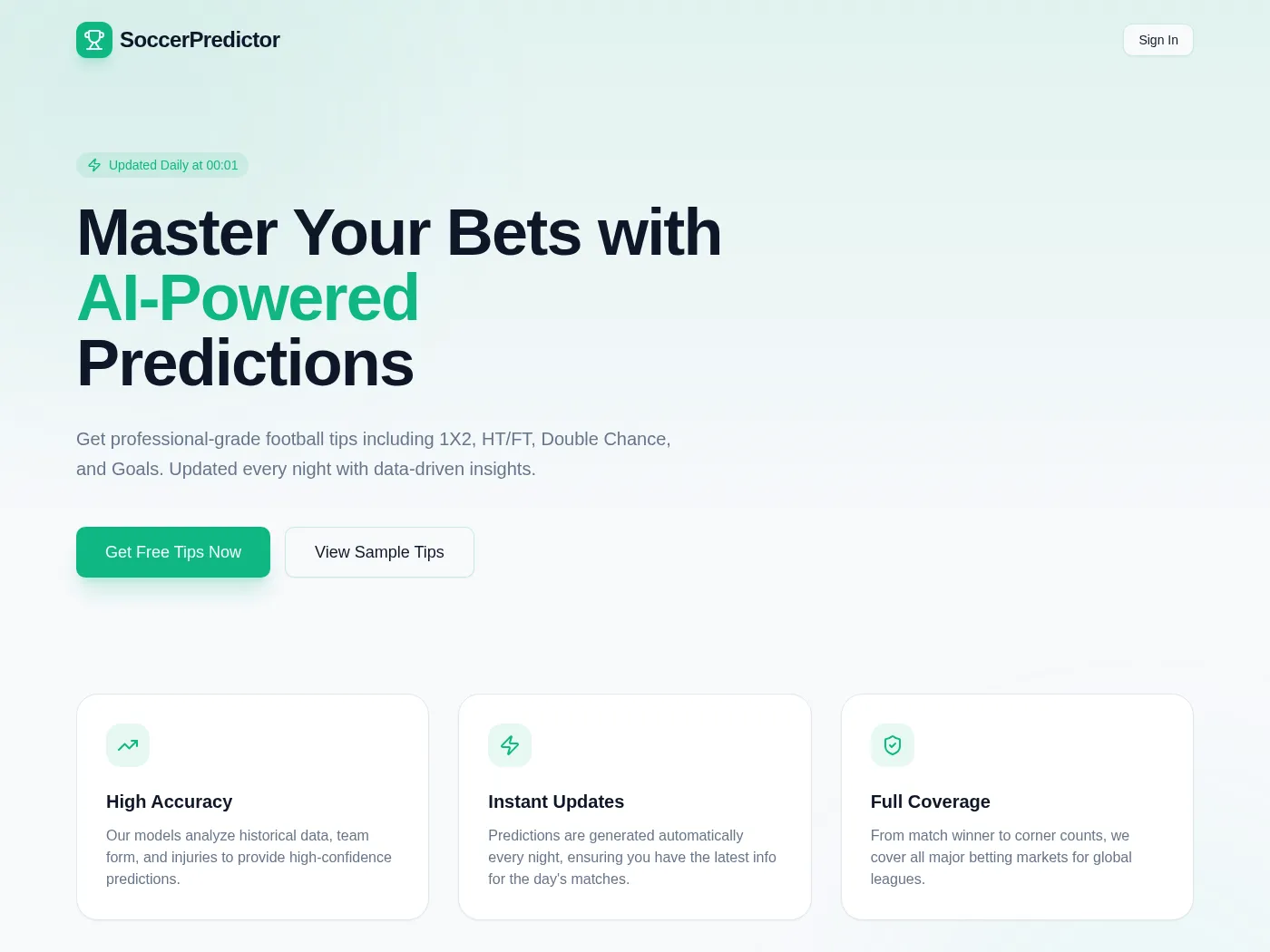 Soccer Bet Predictor