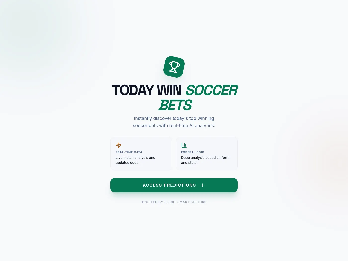 Today Win Soccer Bets