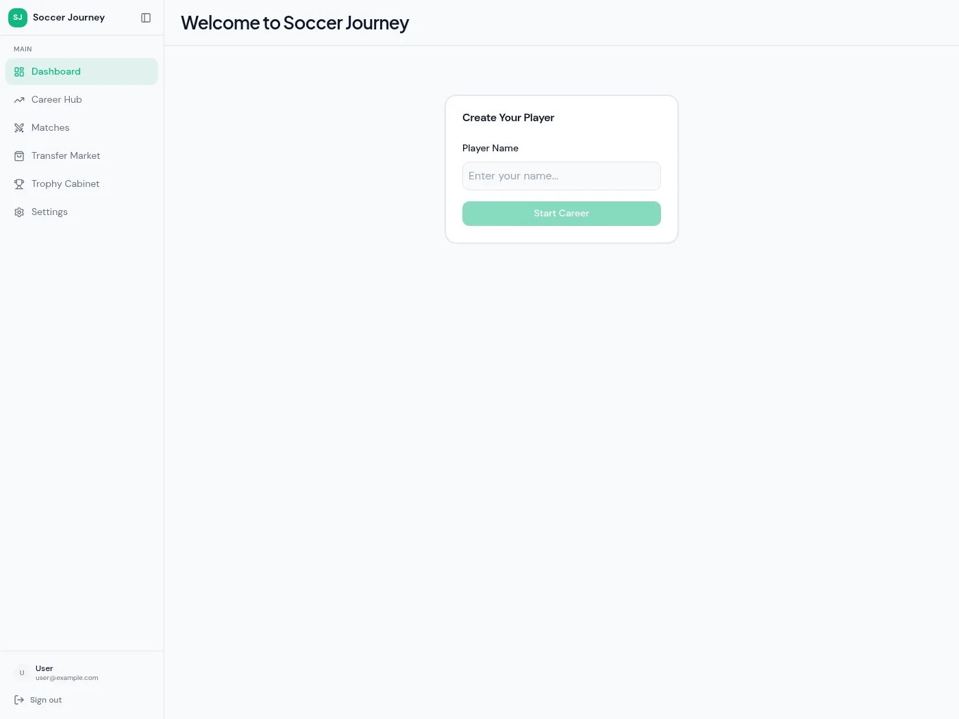 Pro Soccer Journey Sim