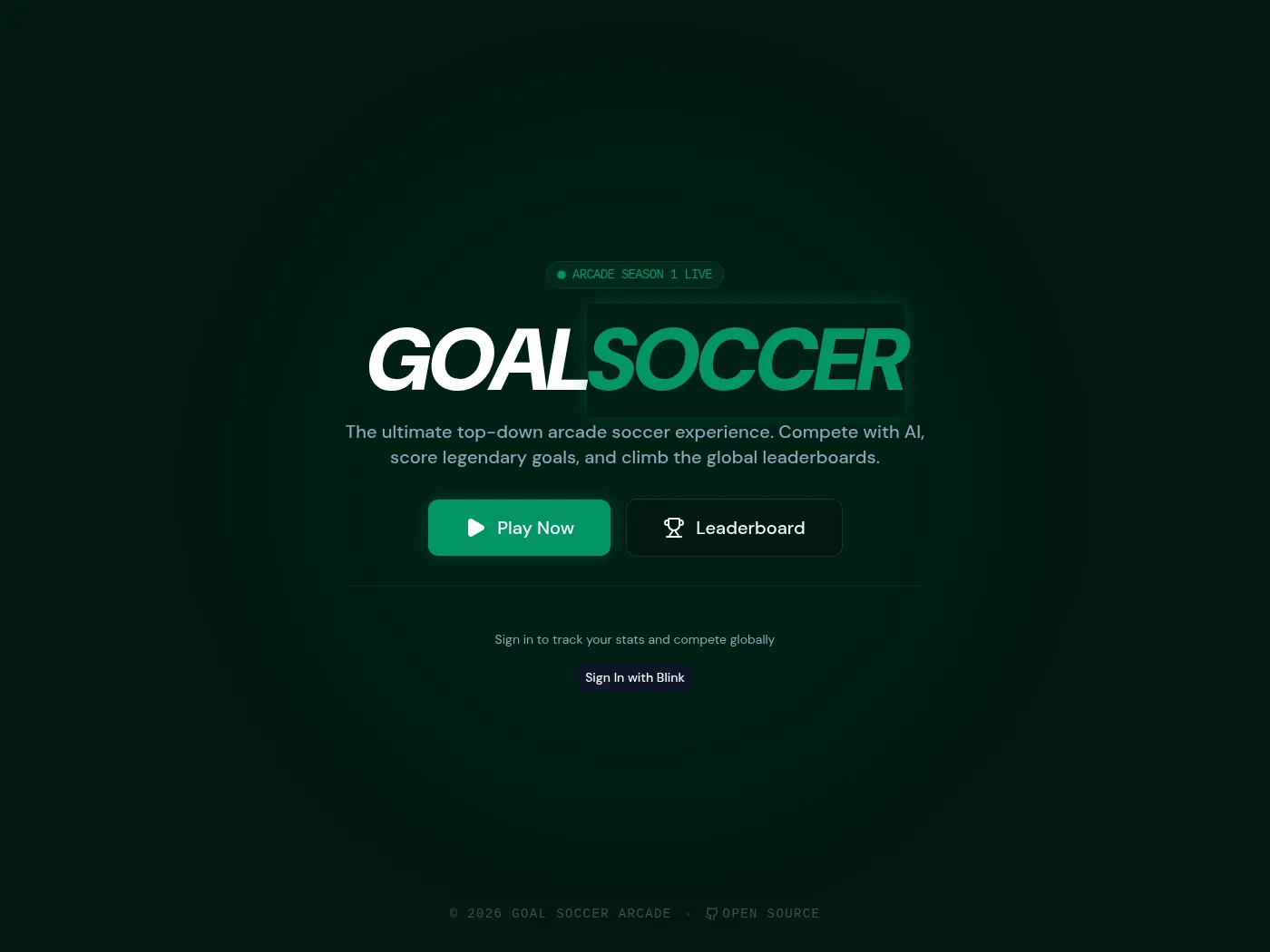Goal Soccer Game