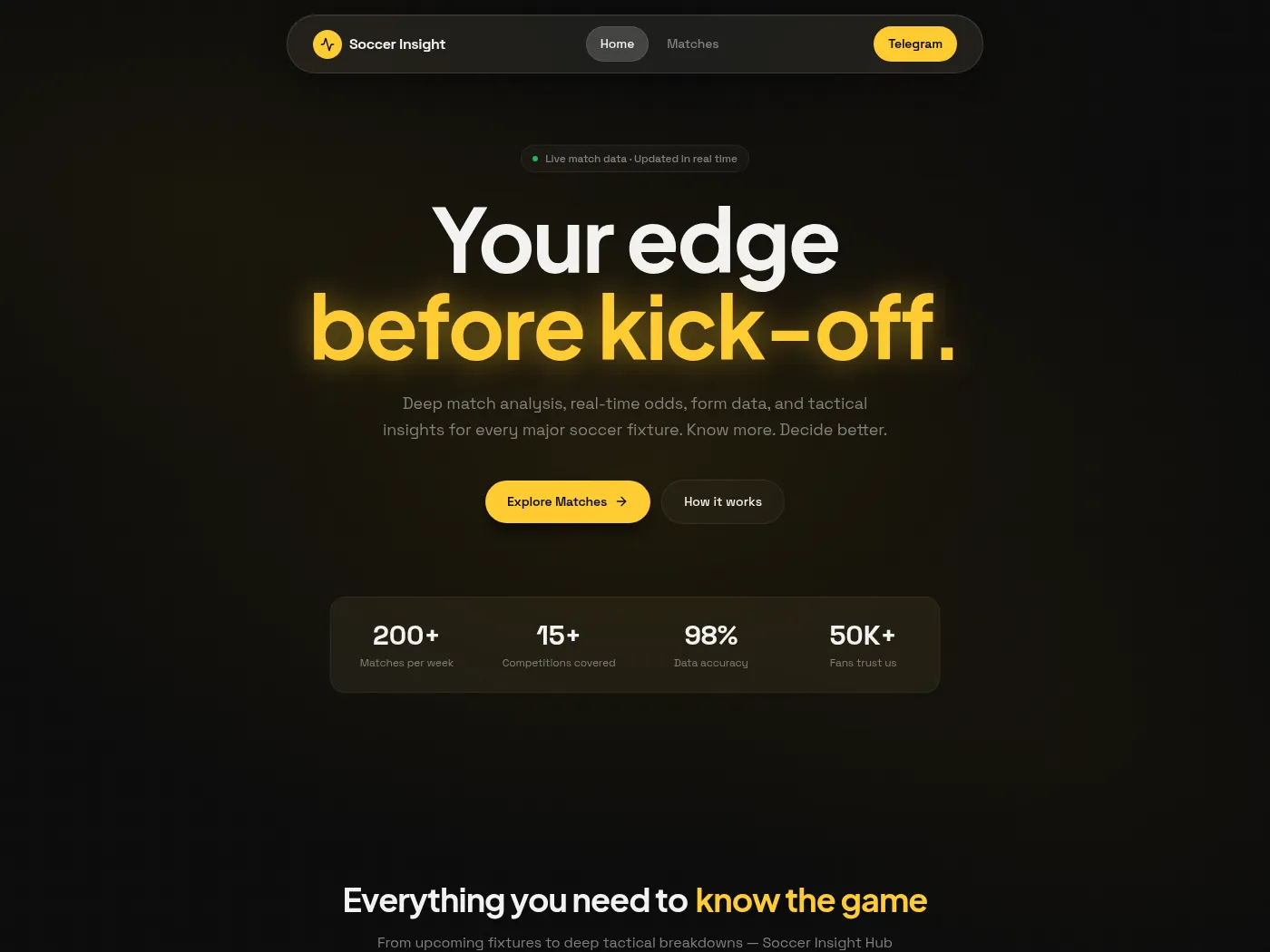 Soccer Insight Hub
