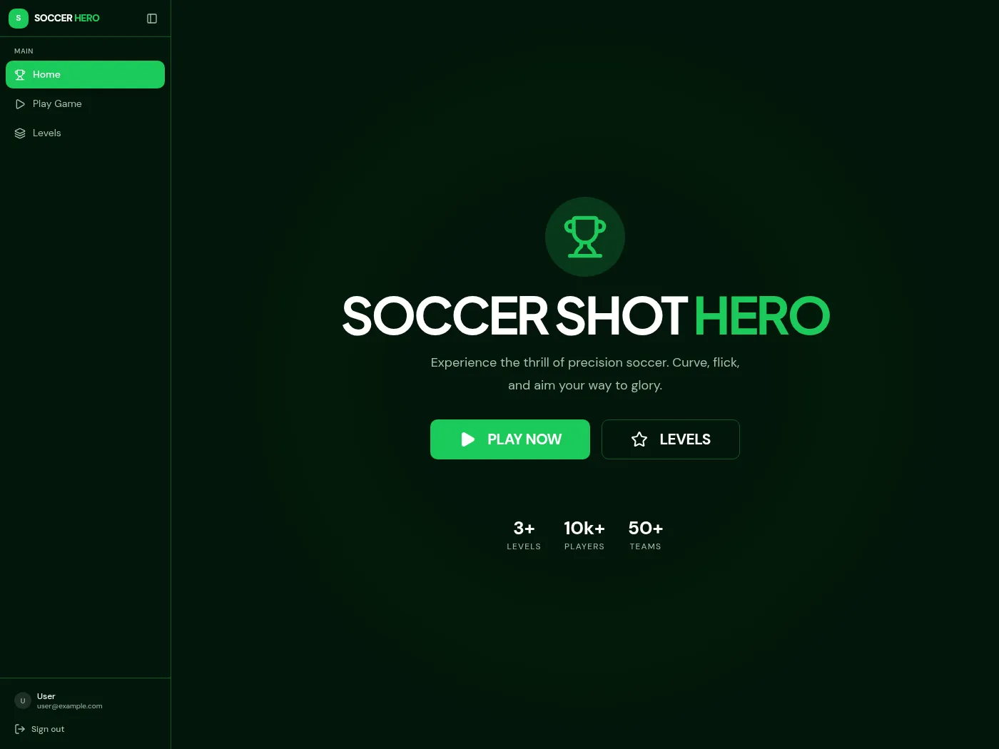 Soccer Shot Hero