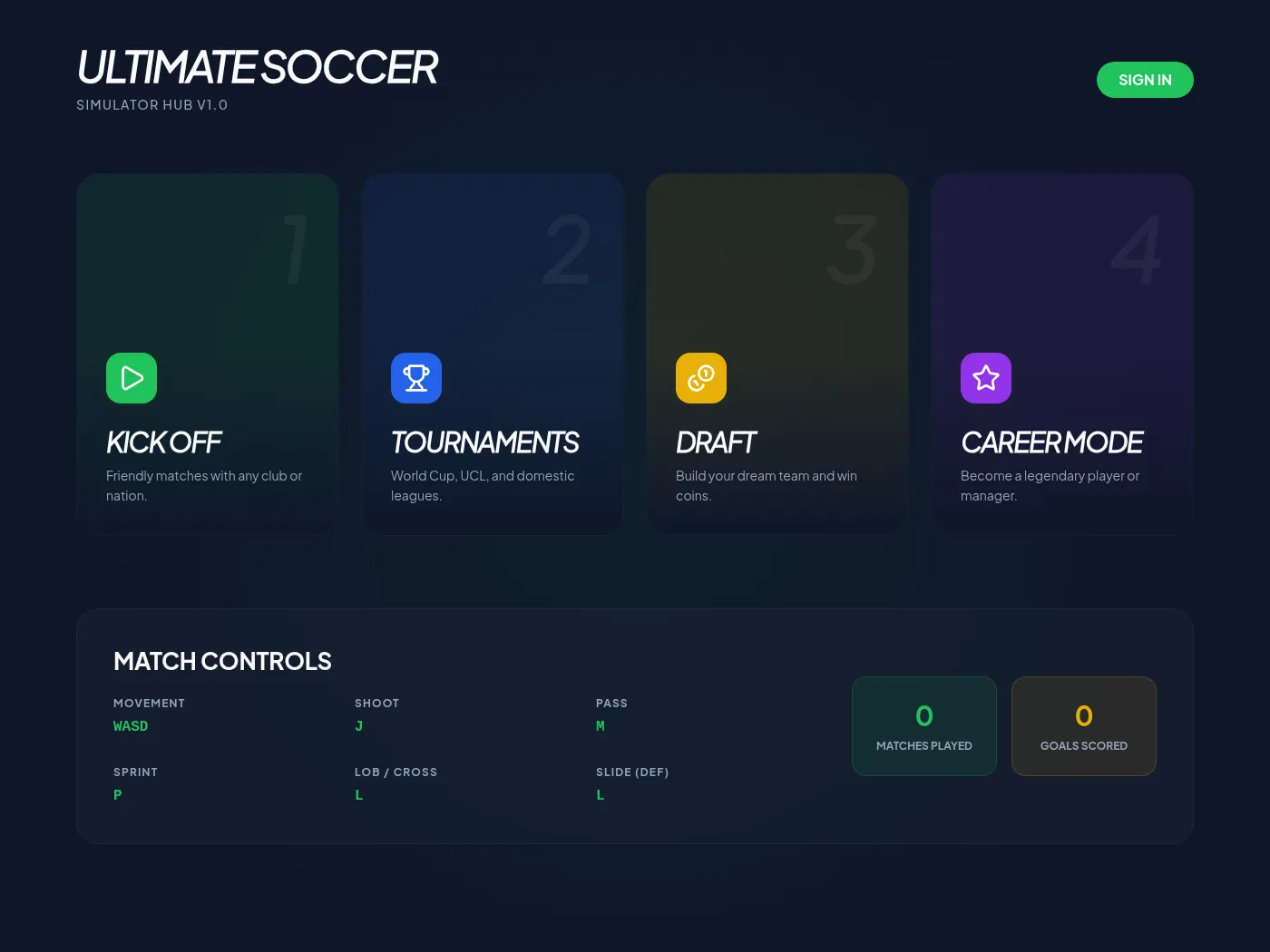 Ultimate Soccer Simulator