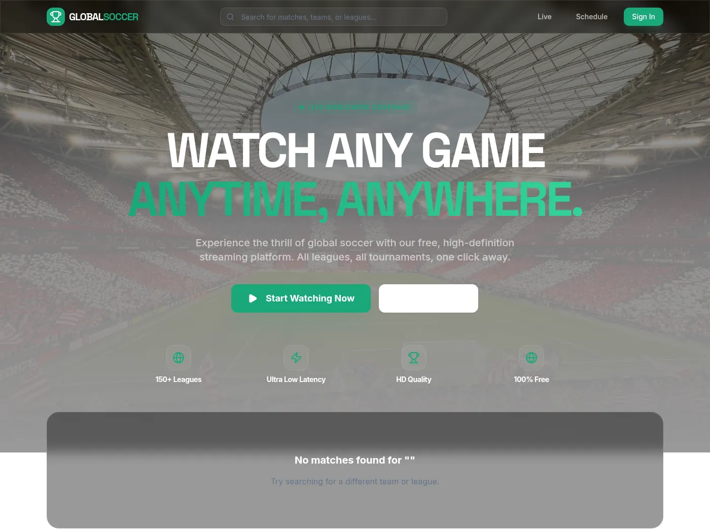 Global Soccer Stream