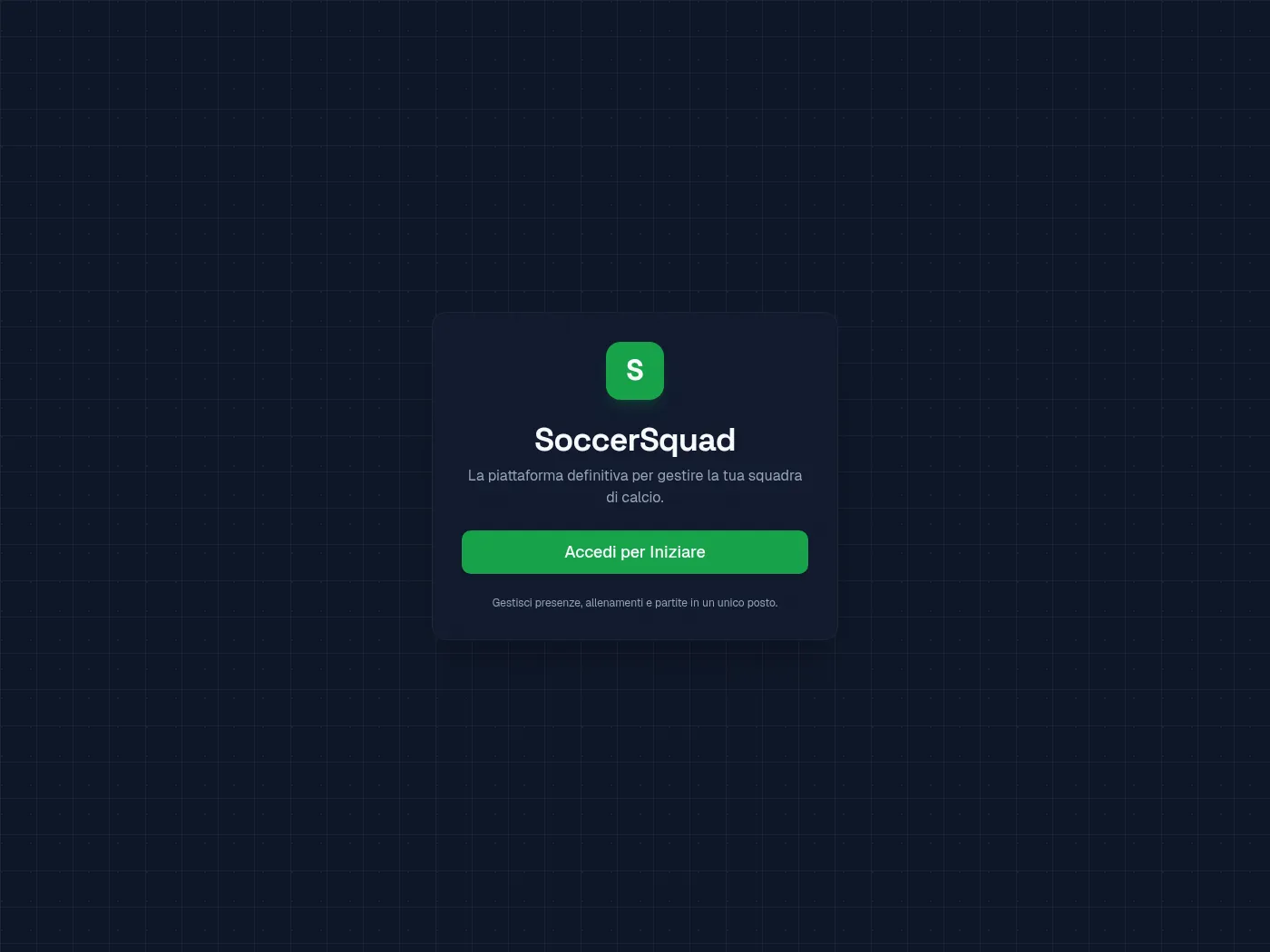 Soccer Squad Manager