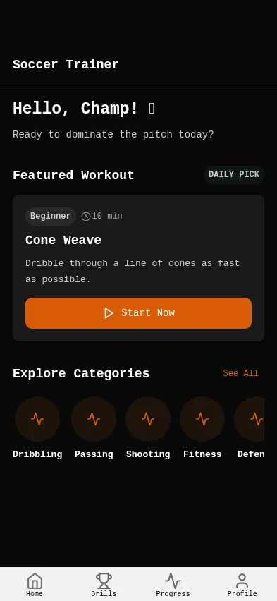 SoccerSkill Trainer