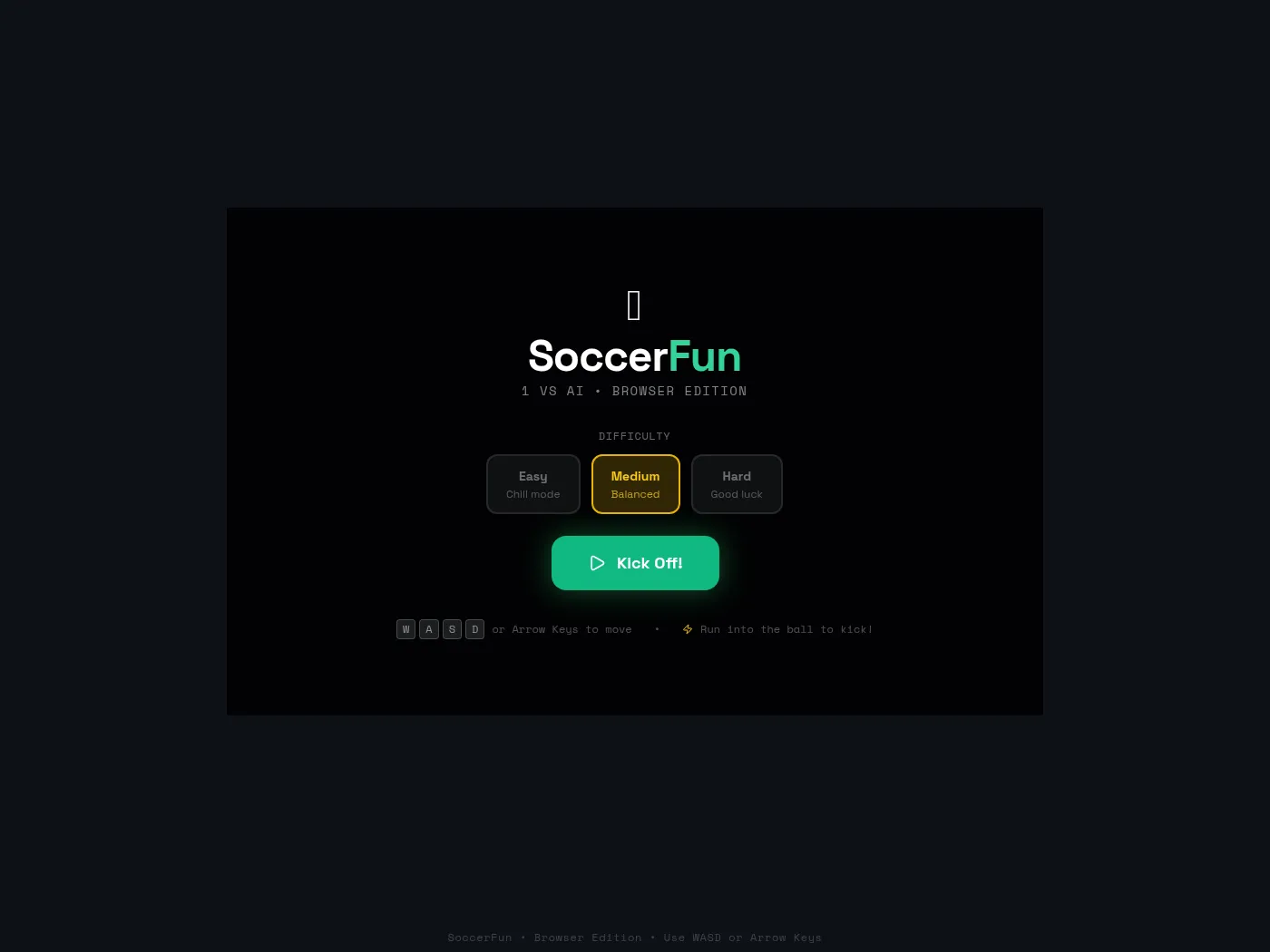 Soccer Fun Web Game