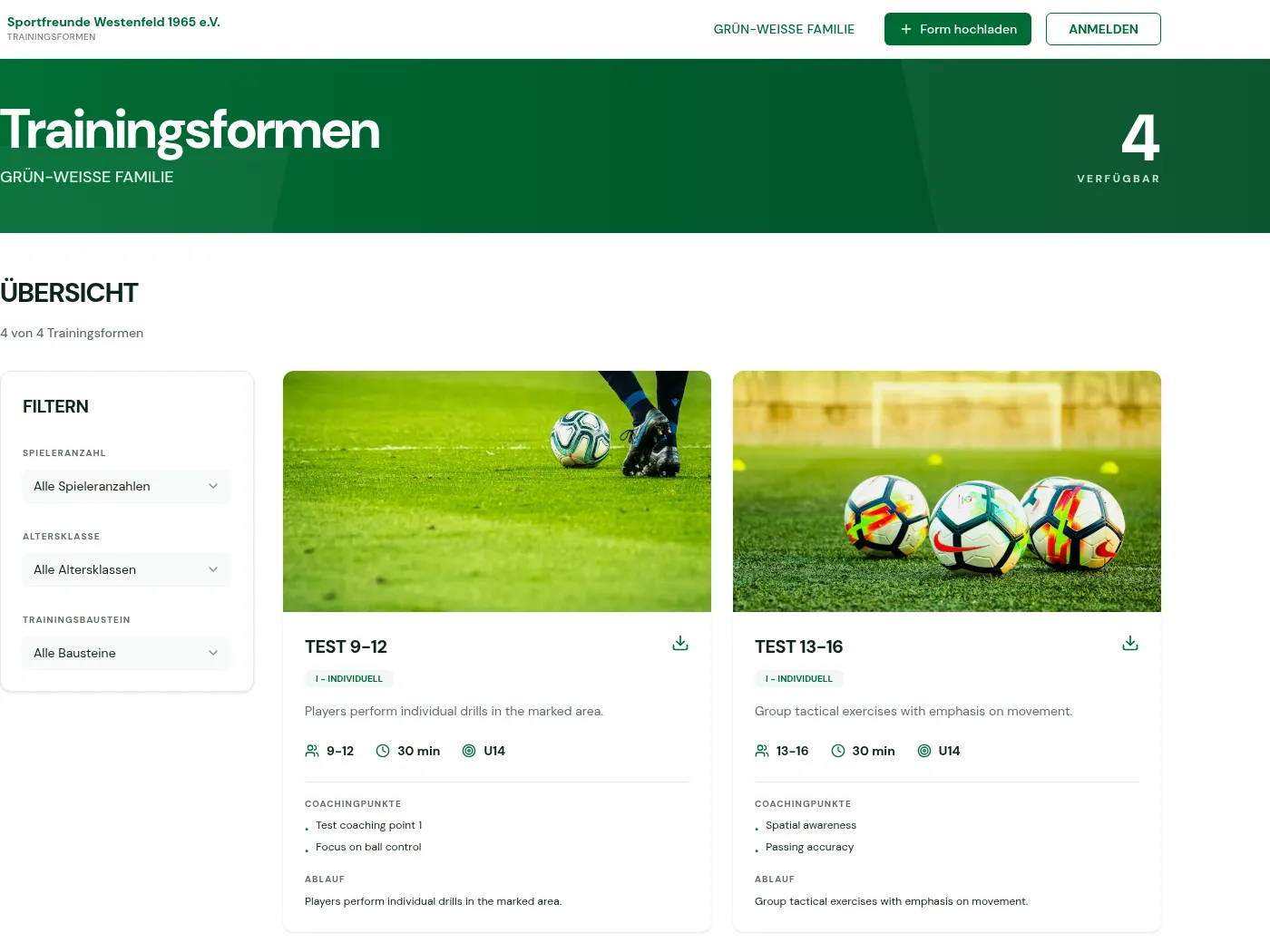 SoccerApp Clone