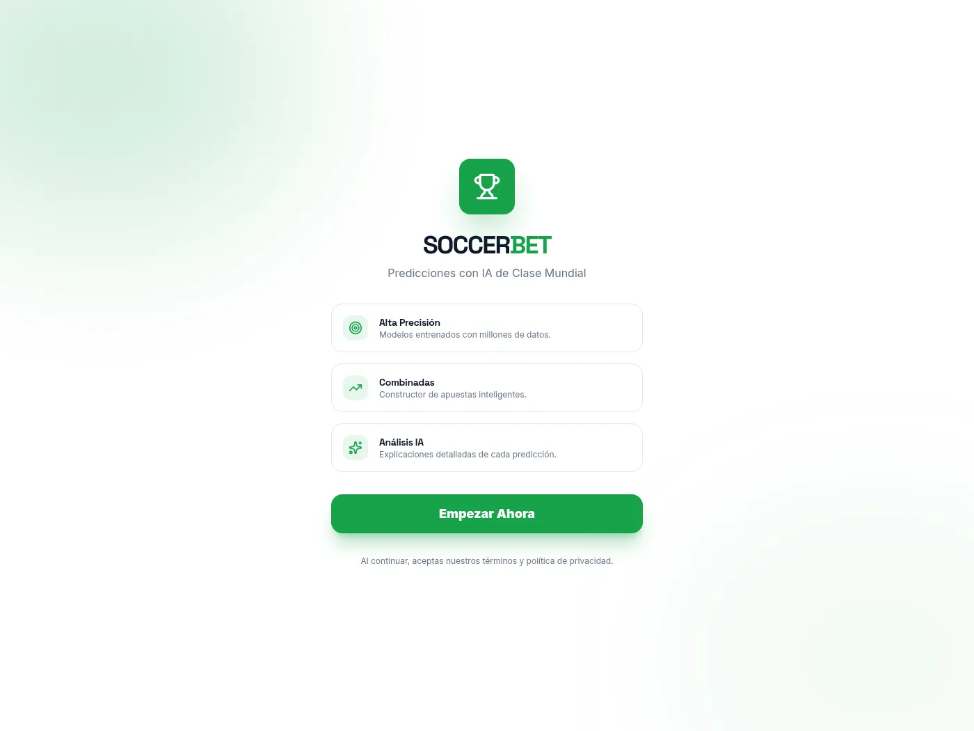 SoccerBet Predictor