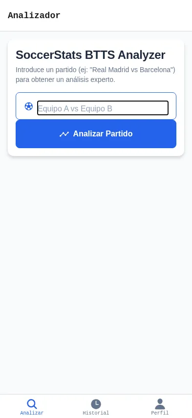 SoccerStats BTTS Analyzer