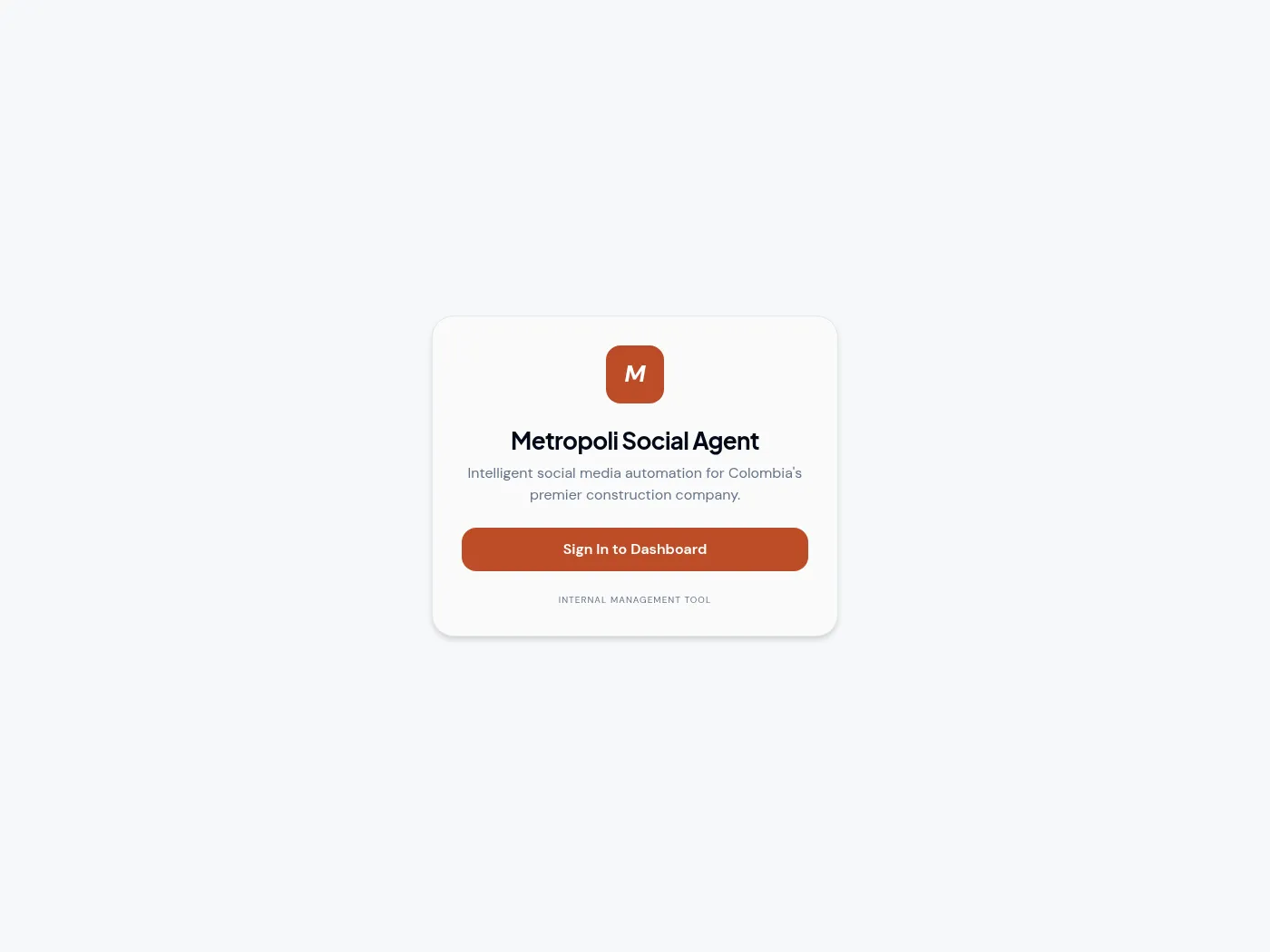 Metropoli Social Agent