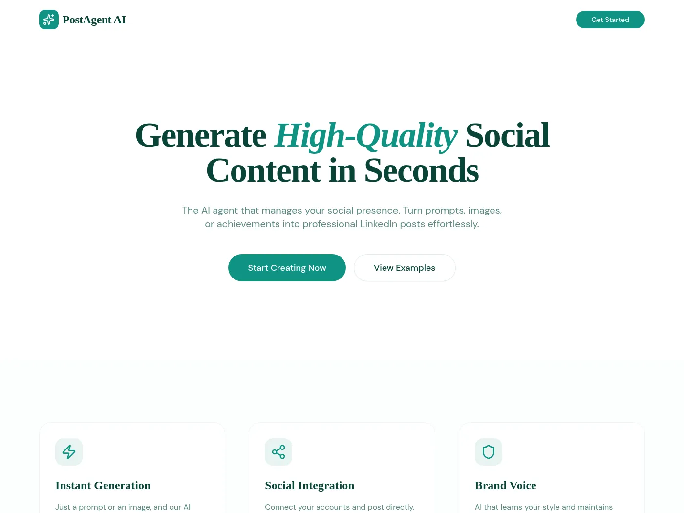 Social AI Agent