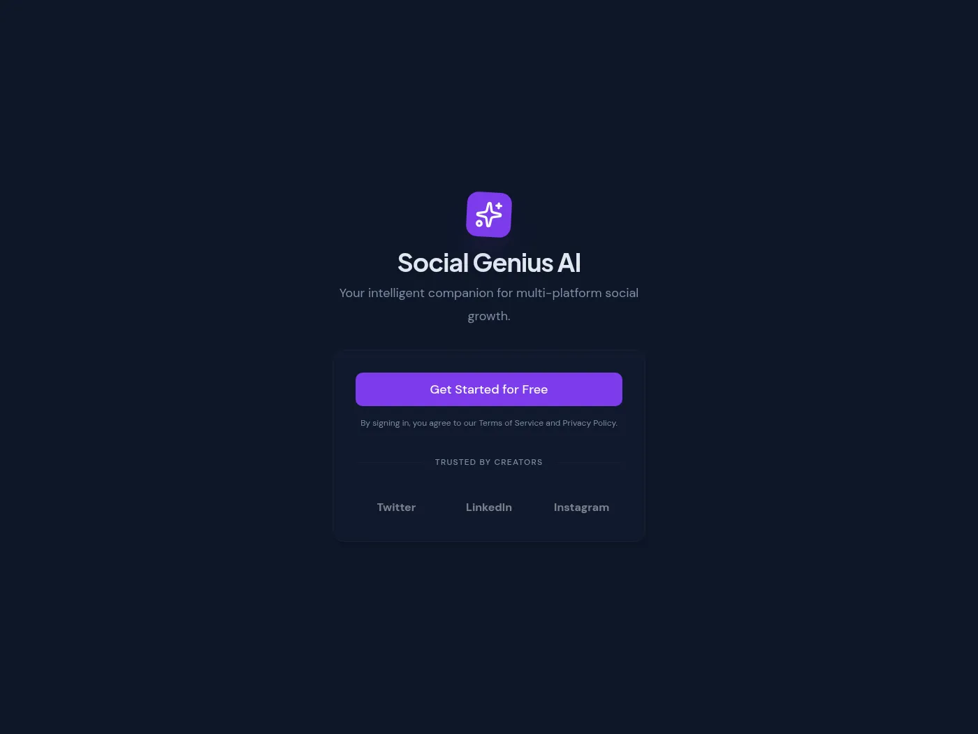 Social Genius AI