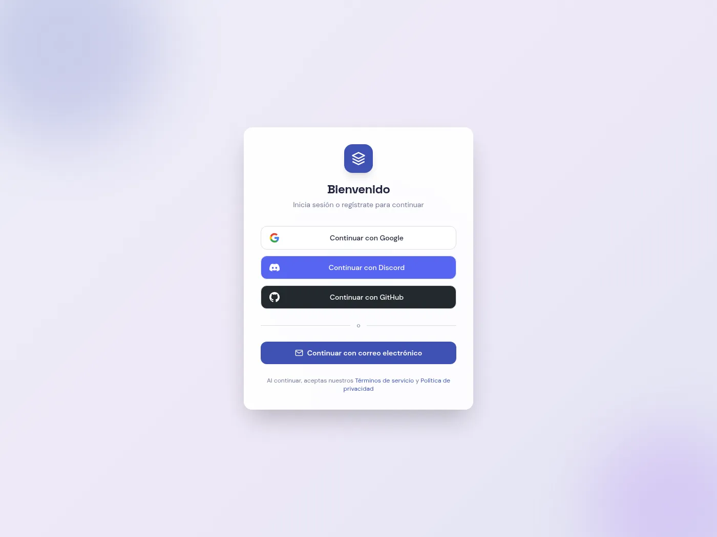 Social Auth Landing Login