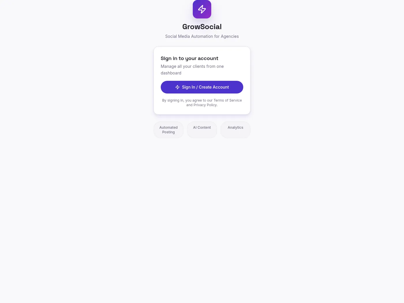 GrowSocial Automation