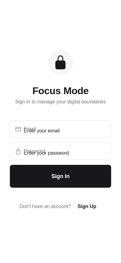 Social Blocker App