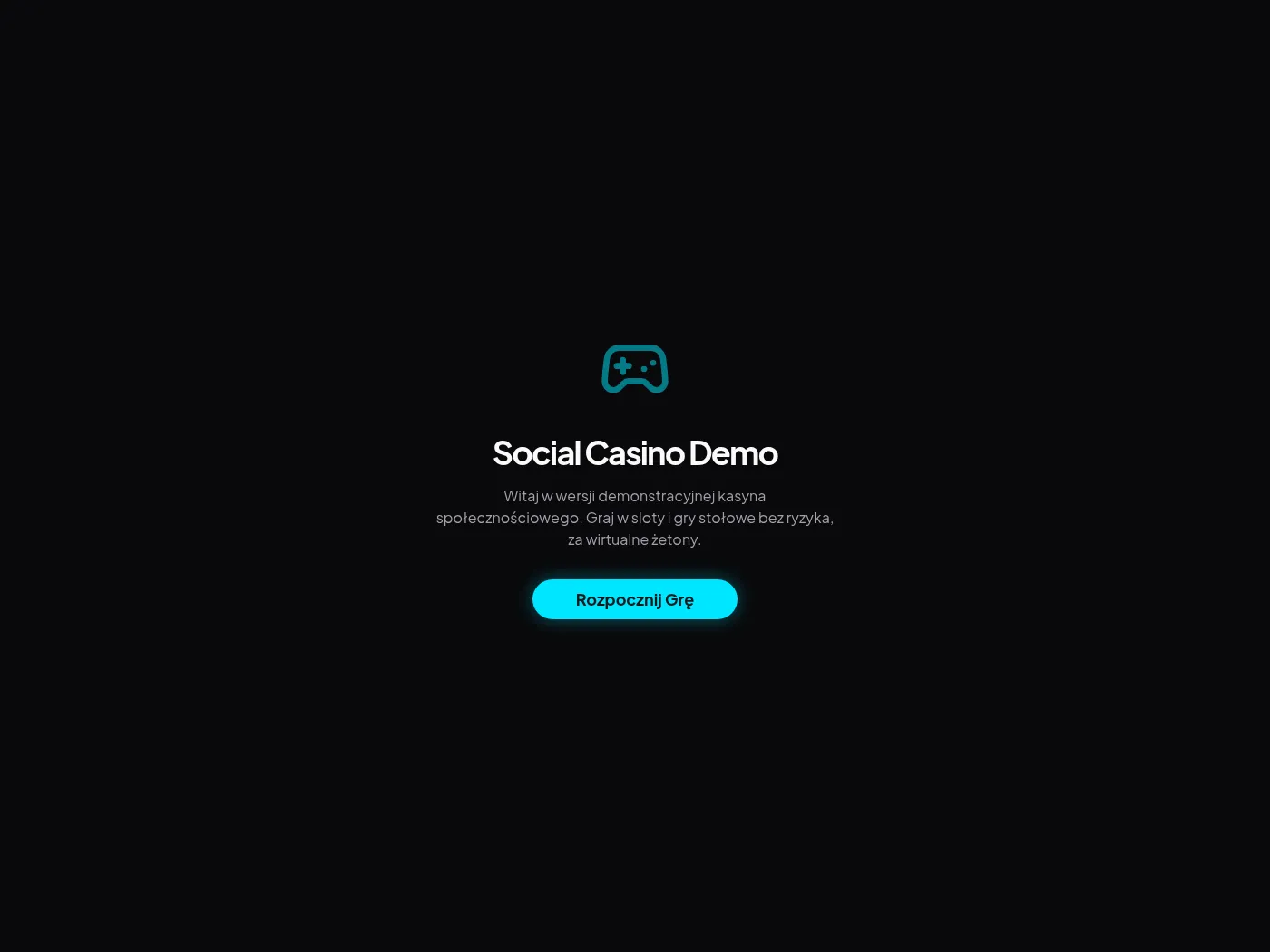 Social Casino Platform Demo