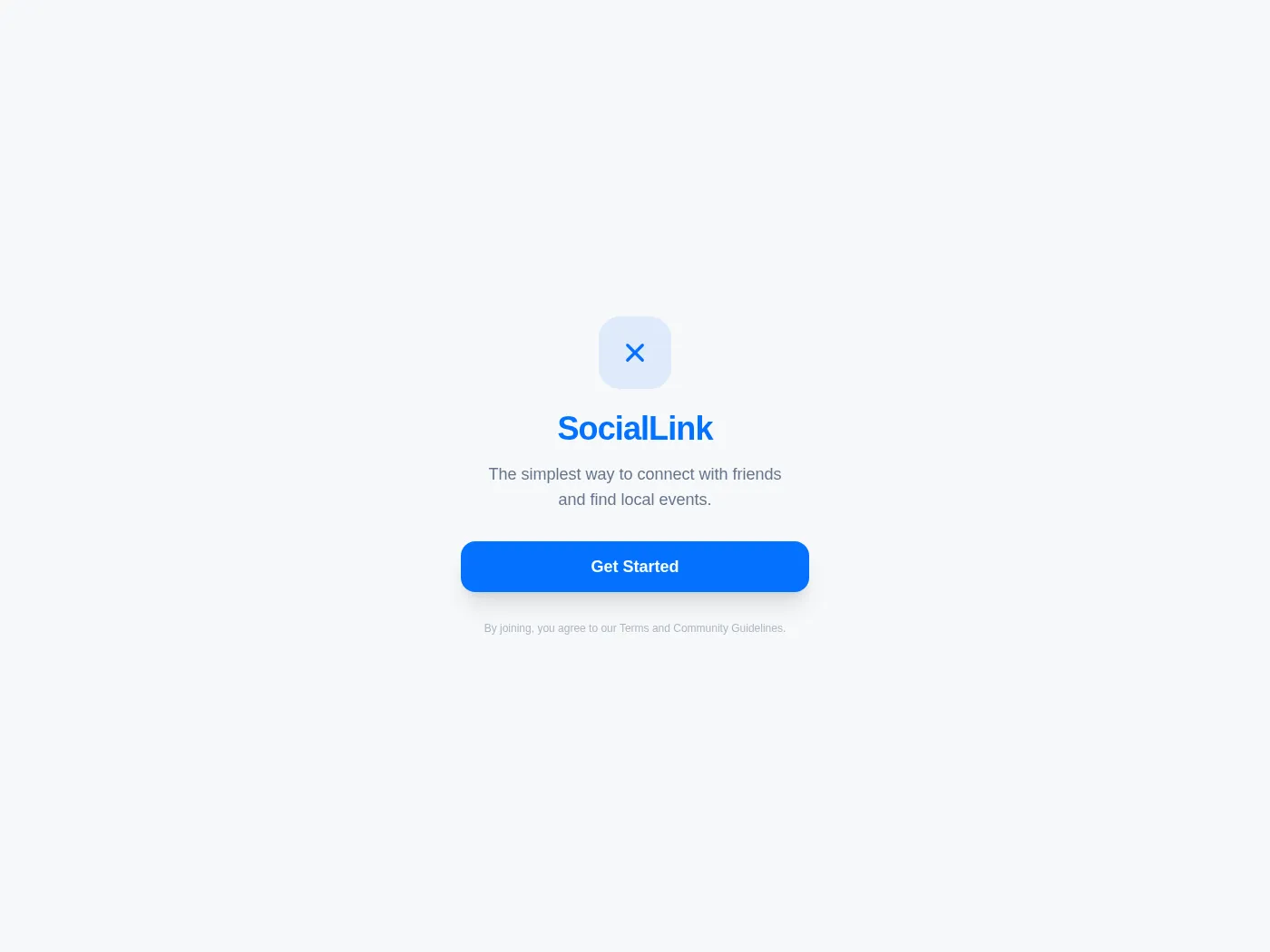 Simple Social & Events App