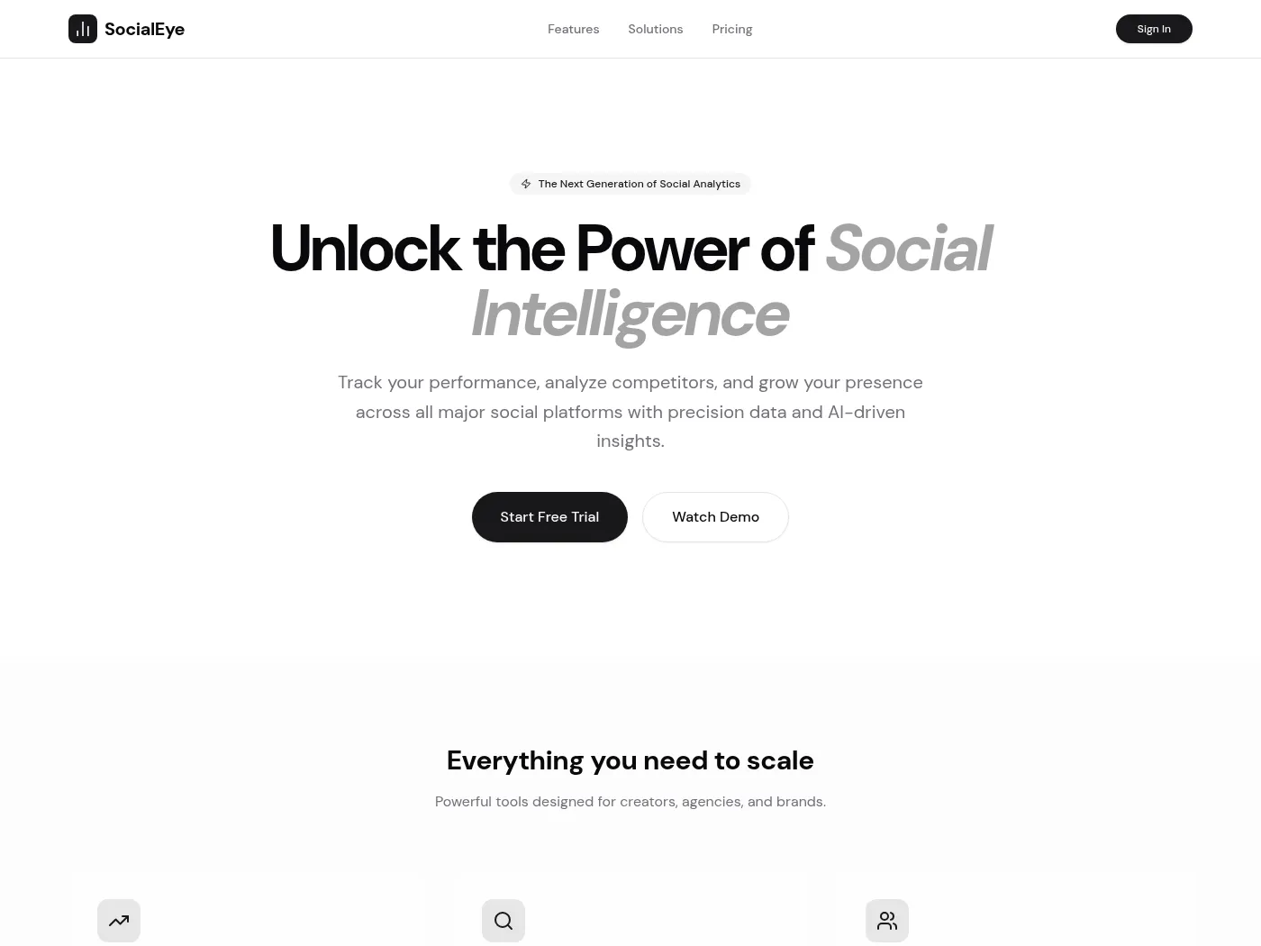 SocialEye Clone