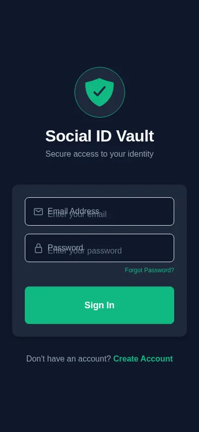 Social ID Vault