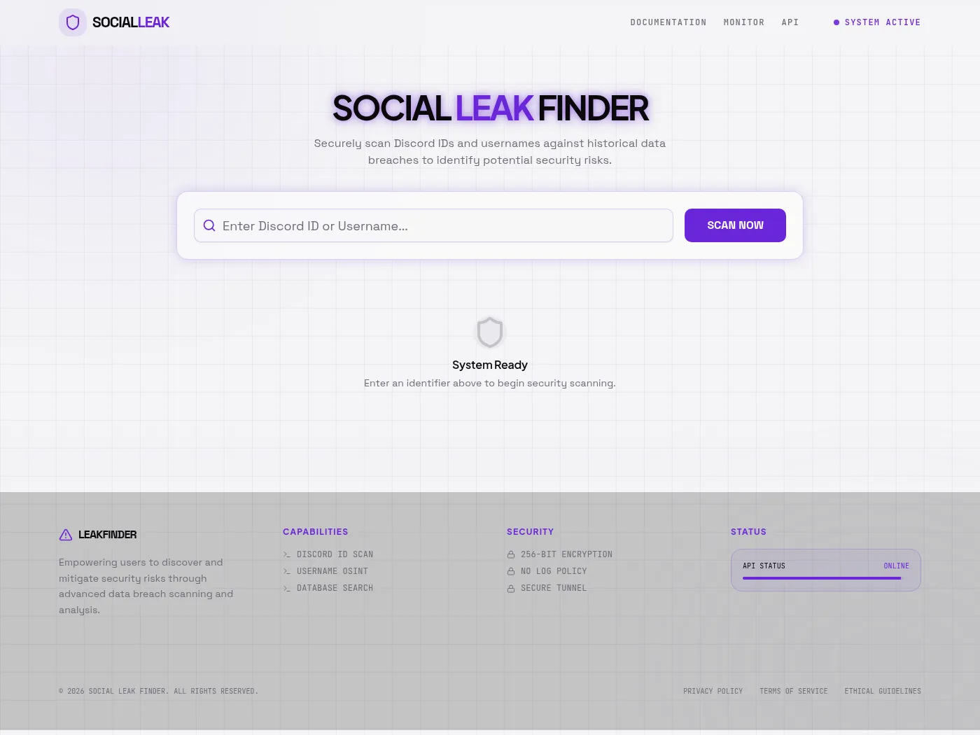 Social Leak Finder