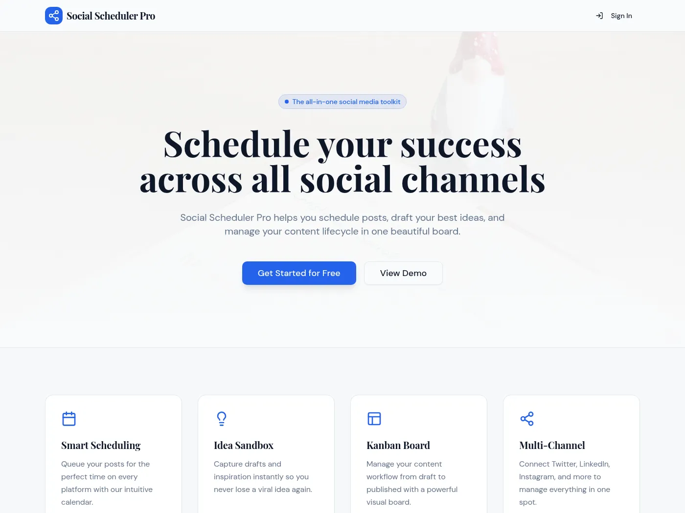 Social Scheduler Pro