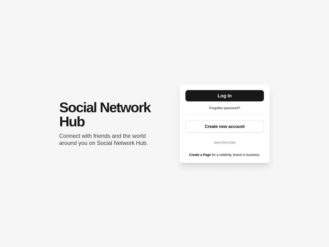 Social Network Hub