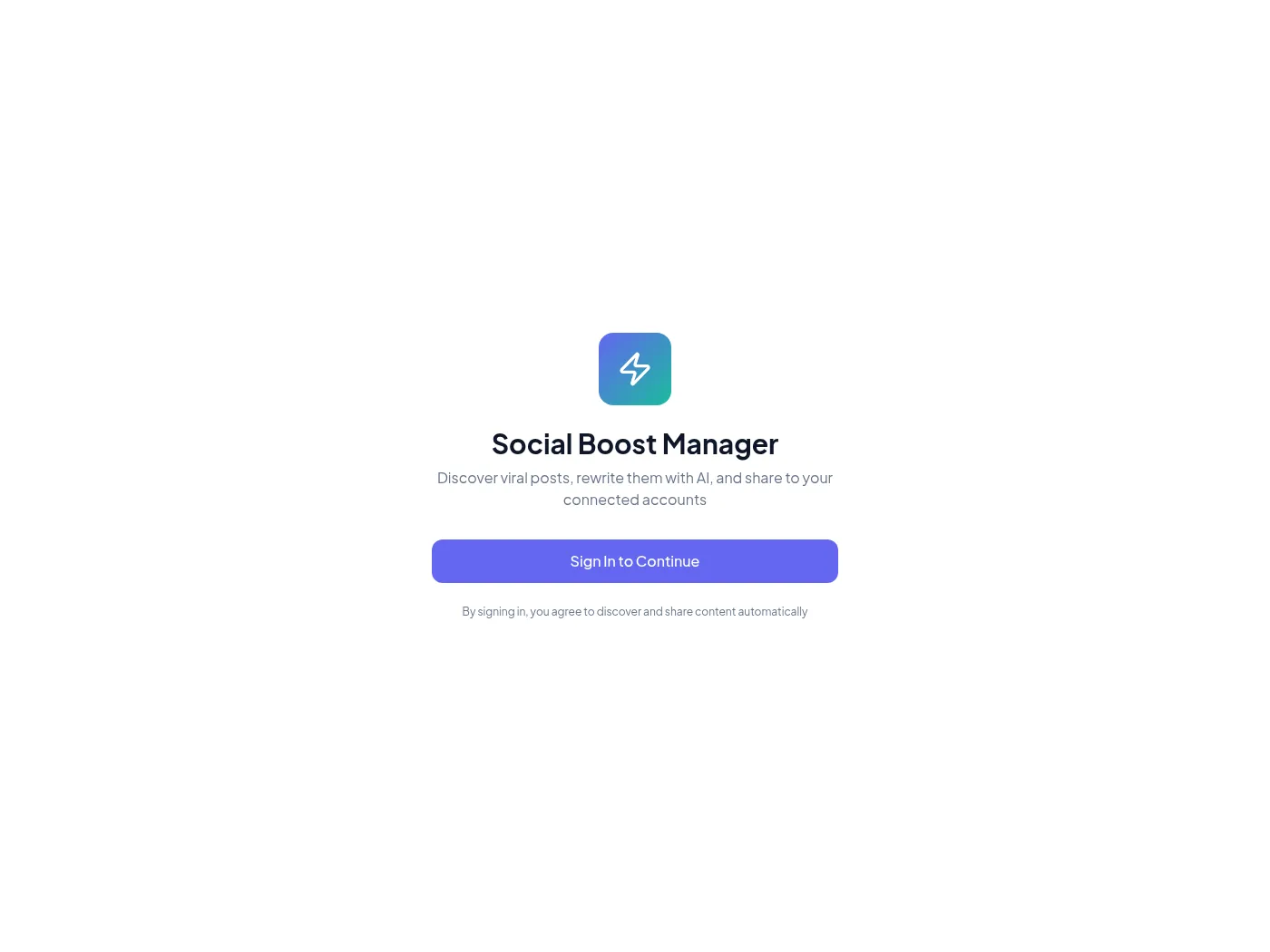 Social Boost Manager