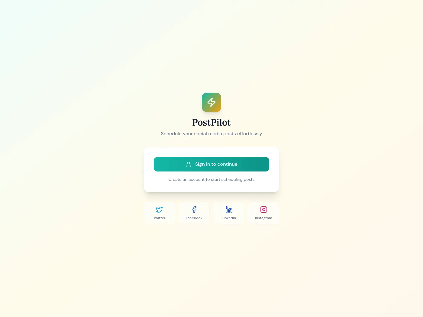 PostPilot Scheduler