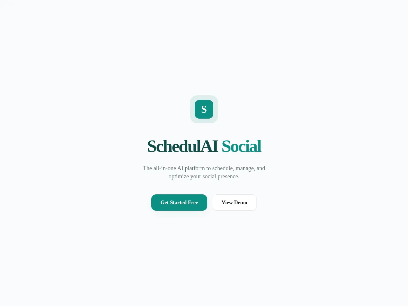 SchedulAI Social Suite