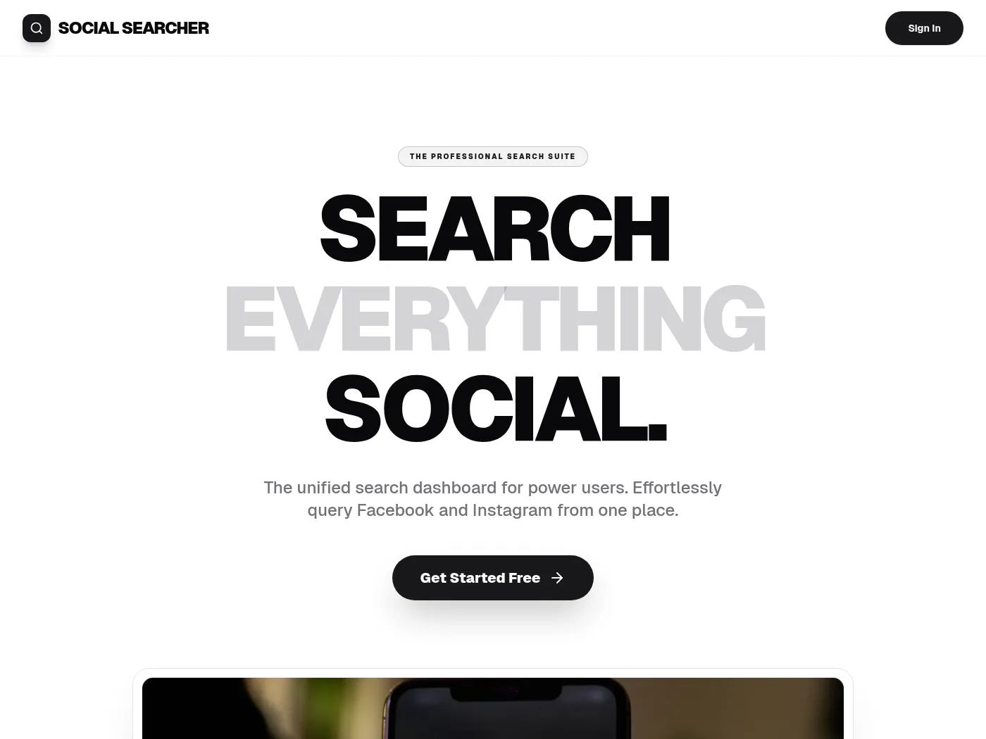 Social Searcher