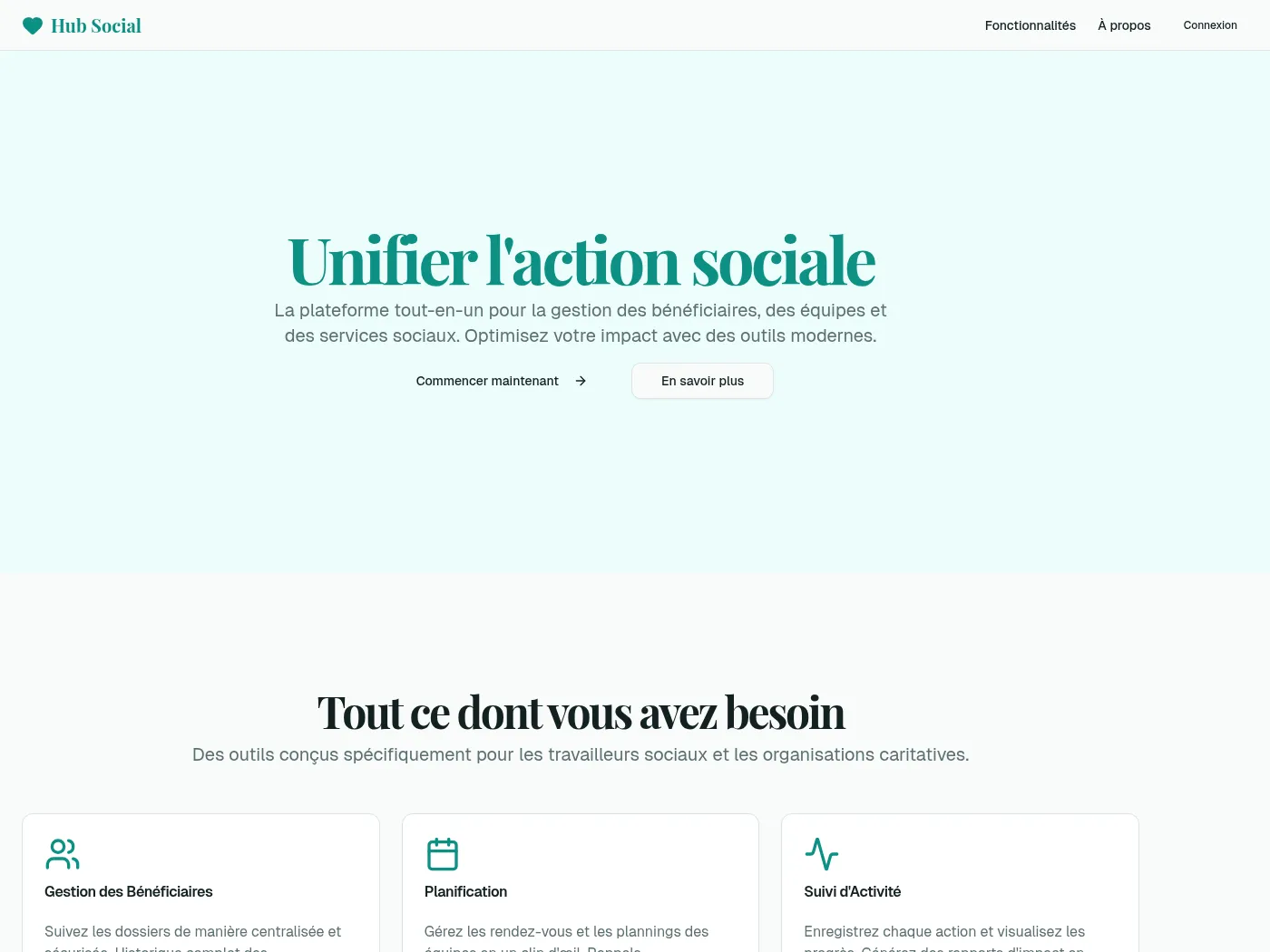 Social Service Hub