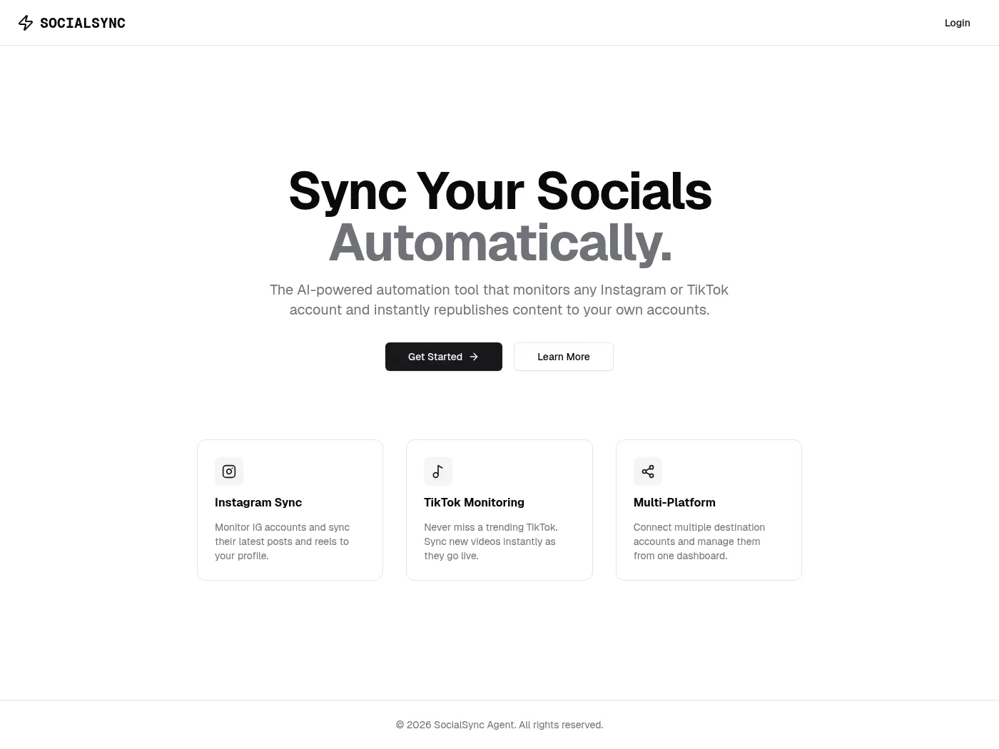 AutoSocial Sync Agent