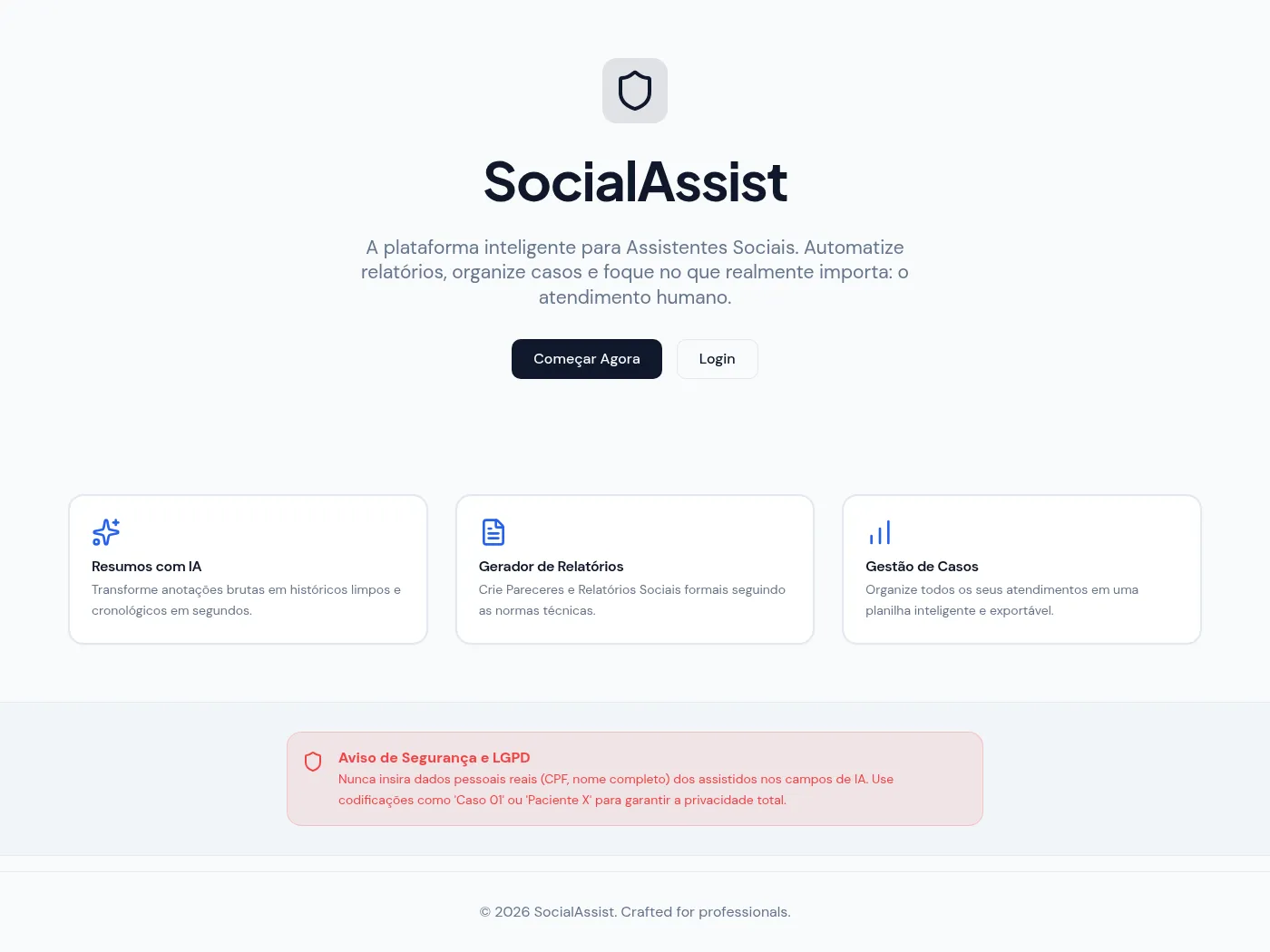 SocialAssist SaaS Platform