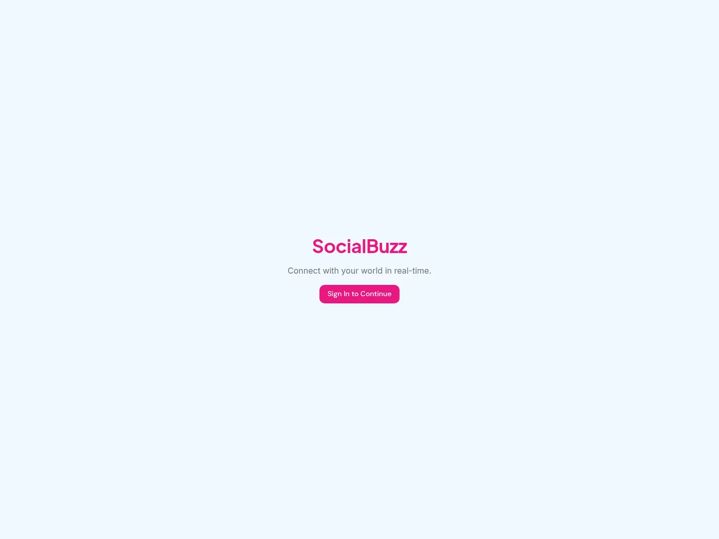SocialBuzz Web App
