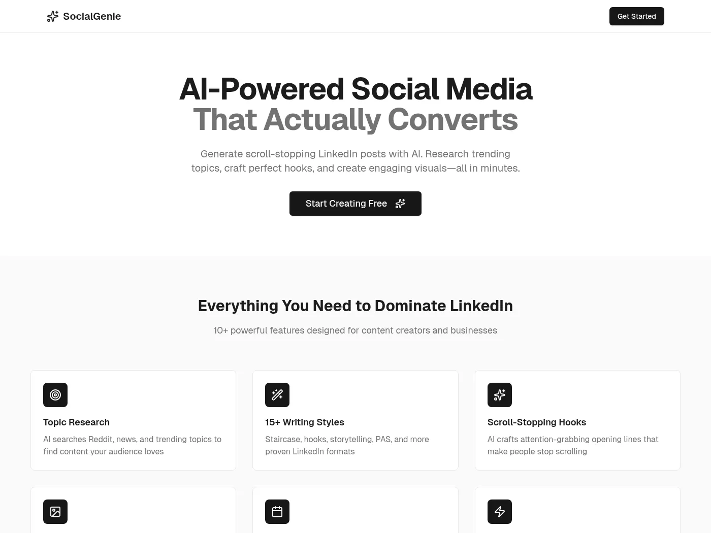 SocialGenie AI Manager