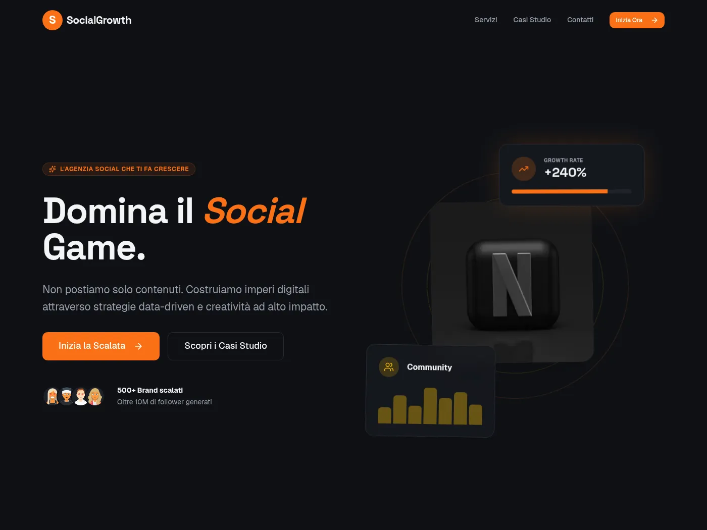 SocialGrowth Redesign