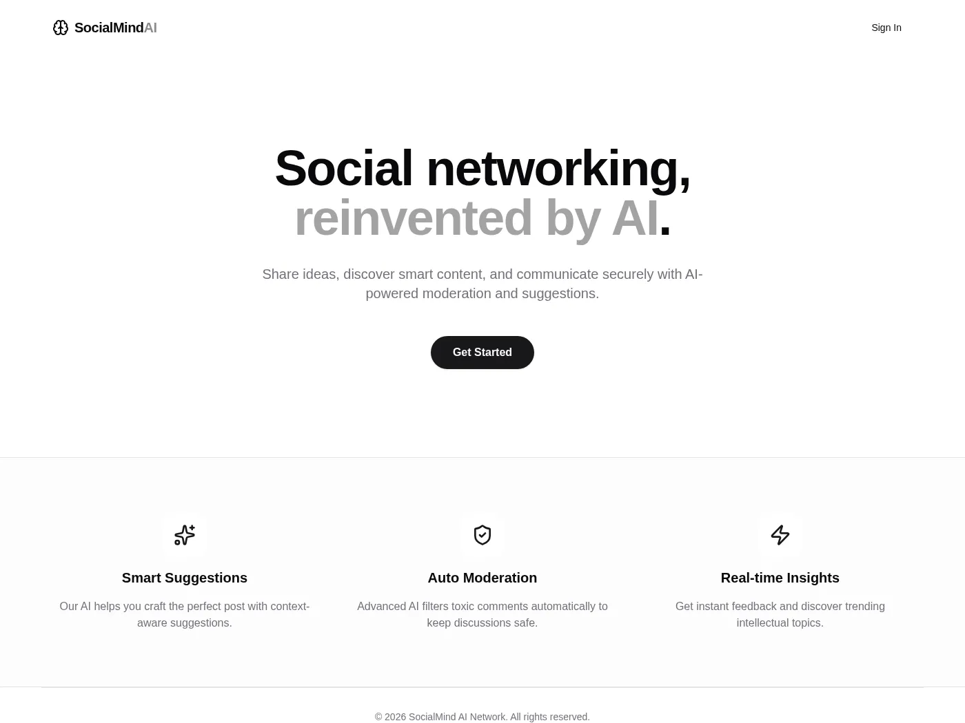 SocialMind AI Network