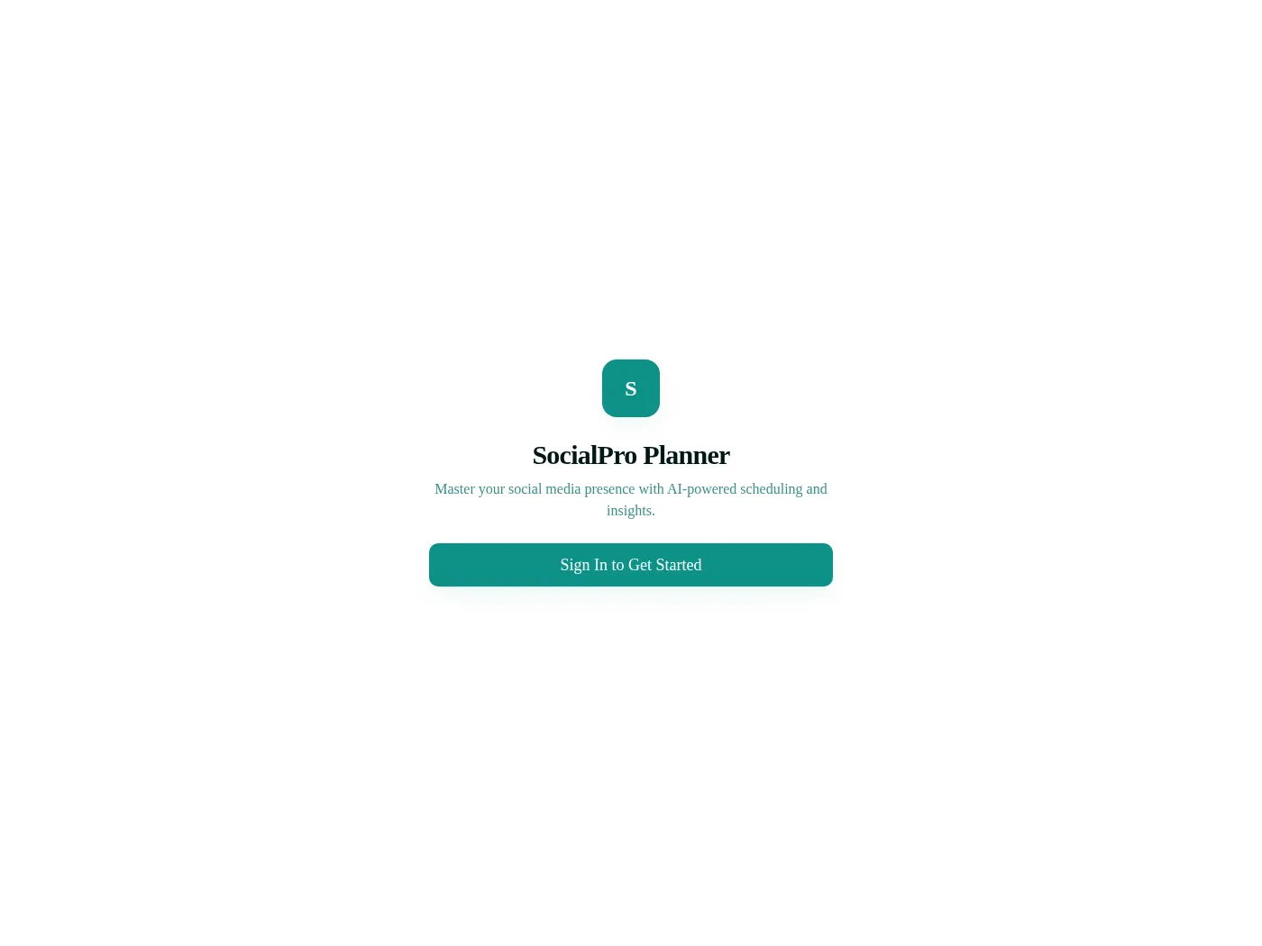 SocialPro Planner