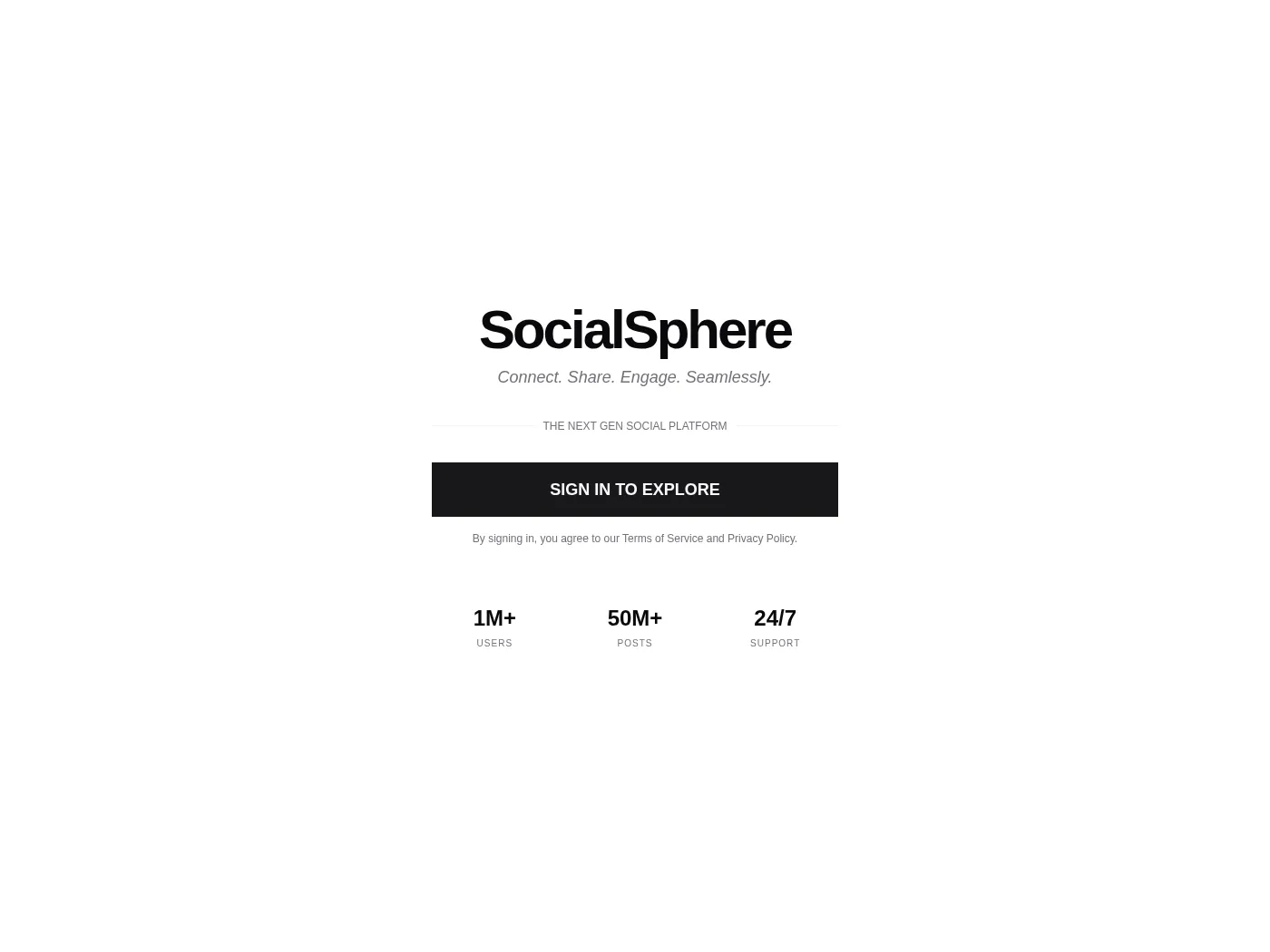 SocialSphere