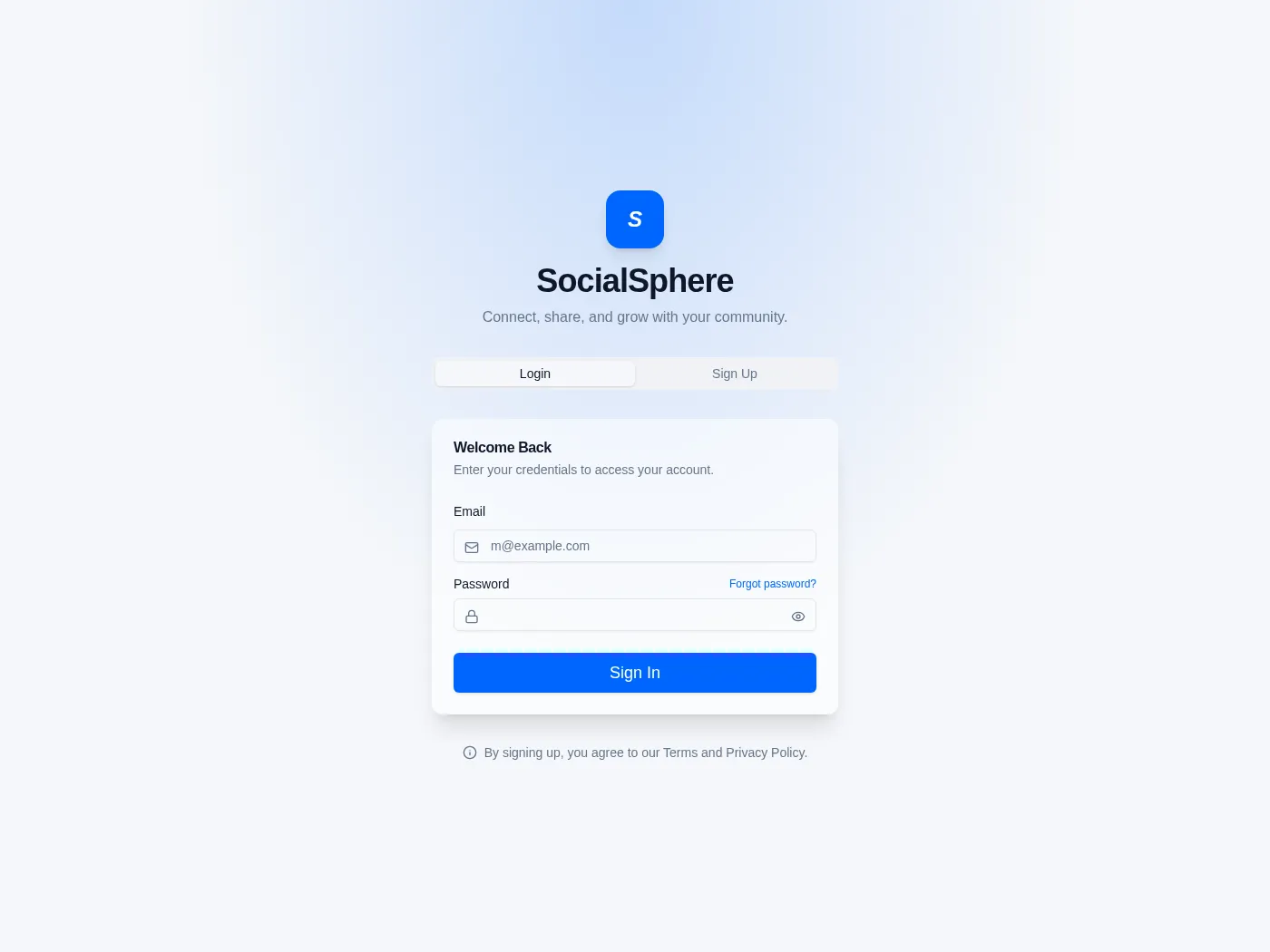 SocialSphere