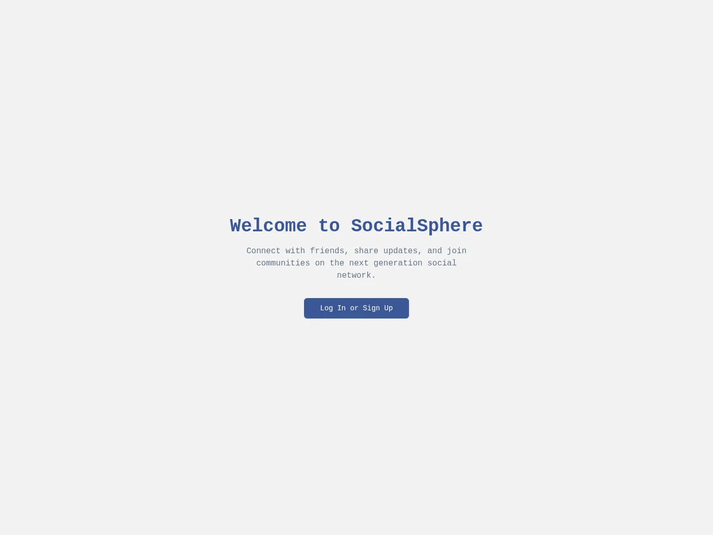 SocialSphere