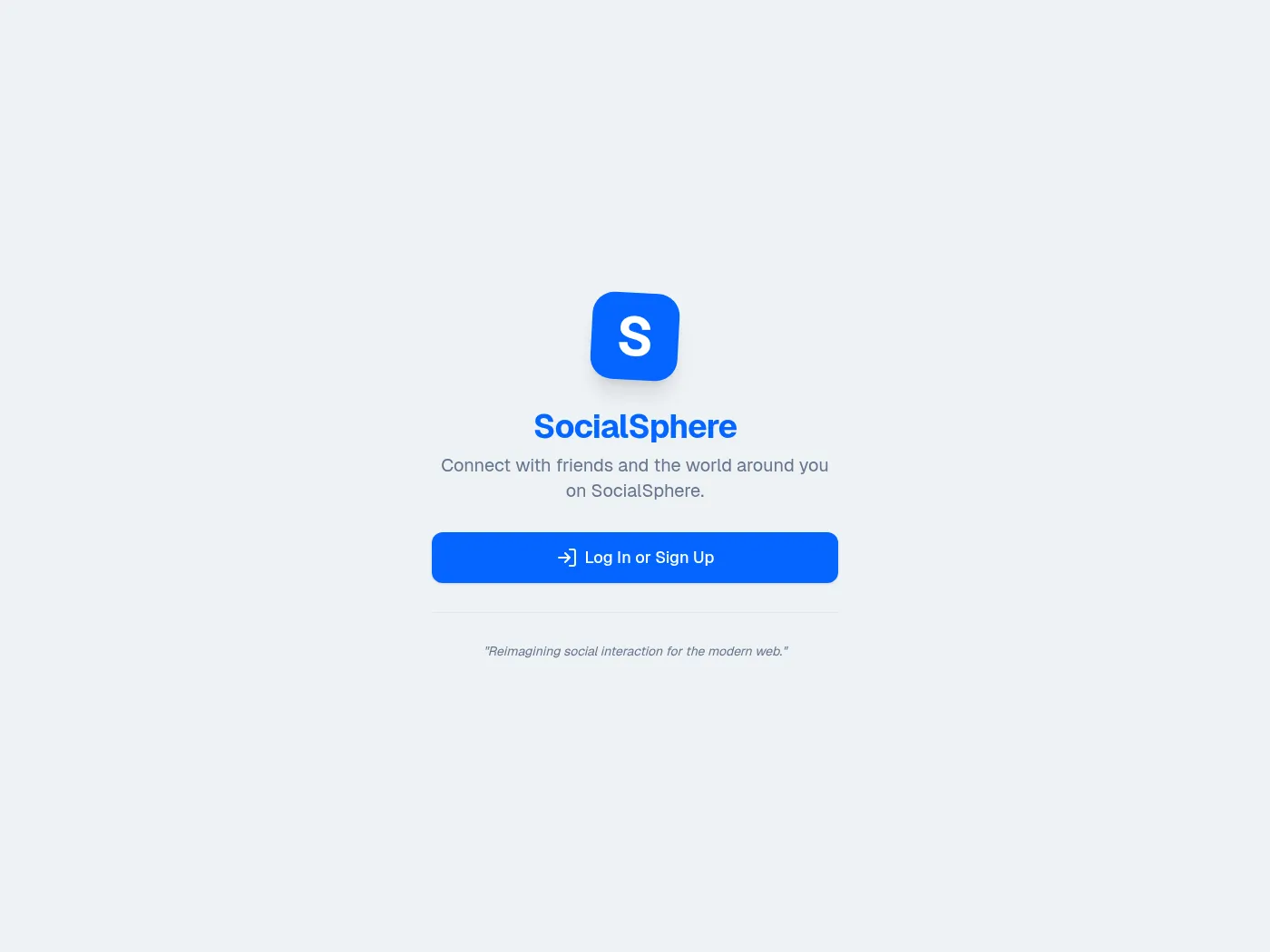 SocialSphere Network