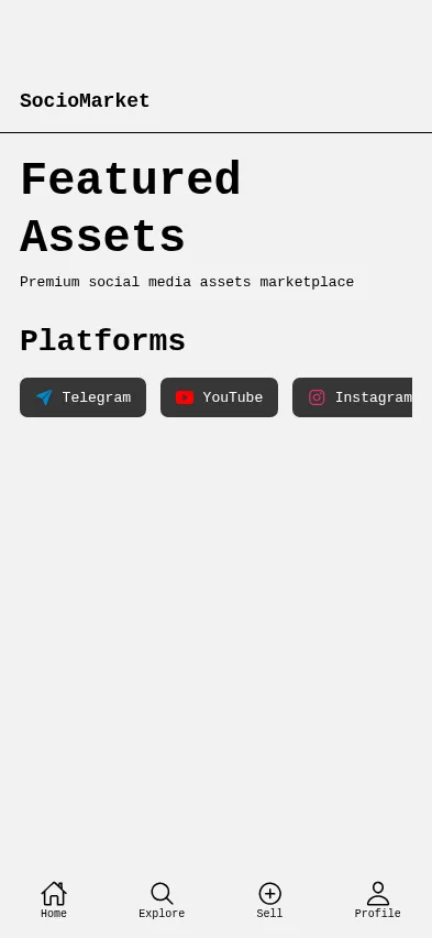 SocioMarket Mobile
