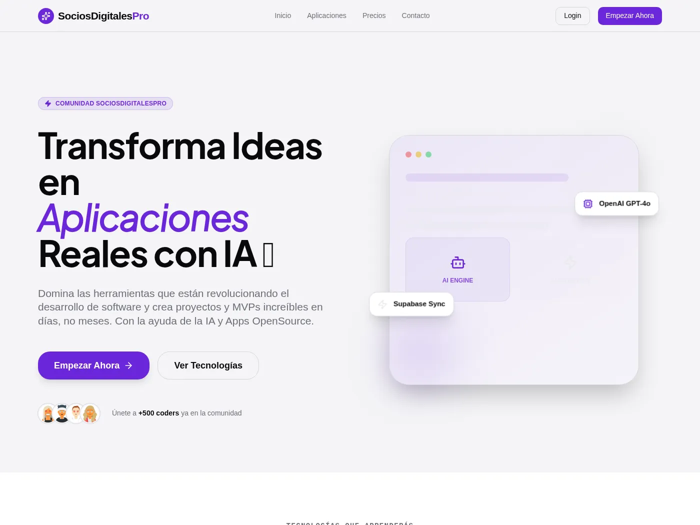 Socios Digitales Clone