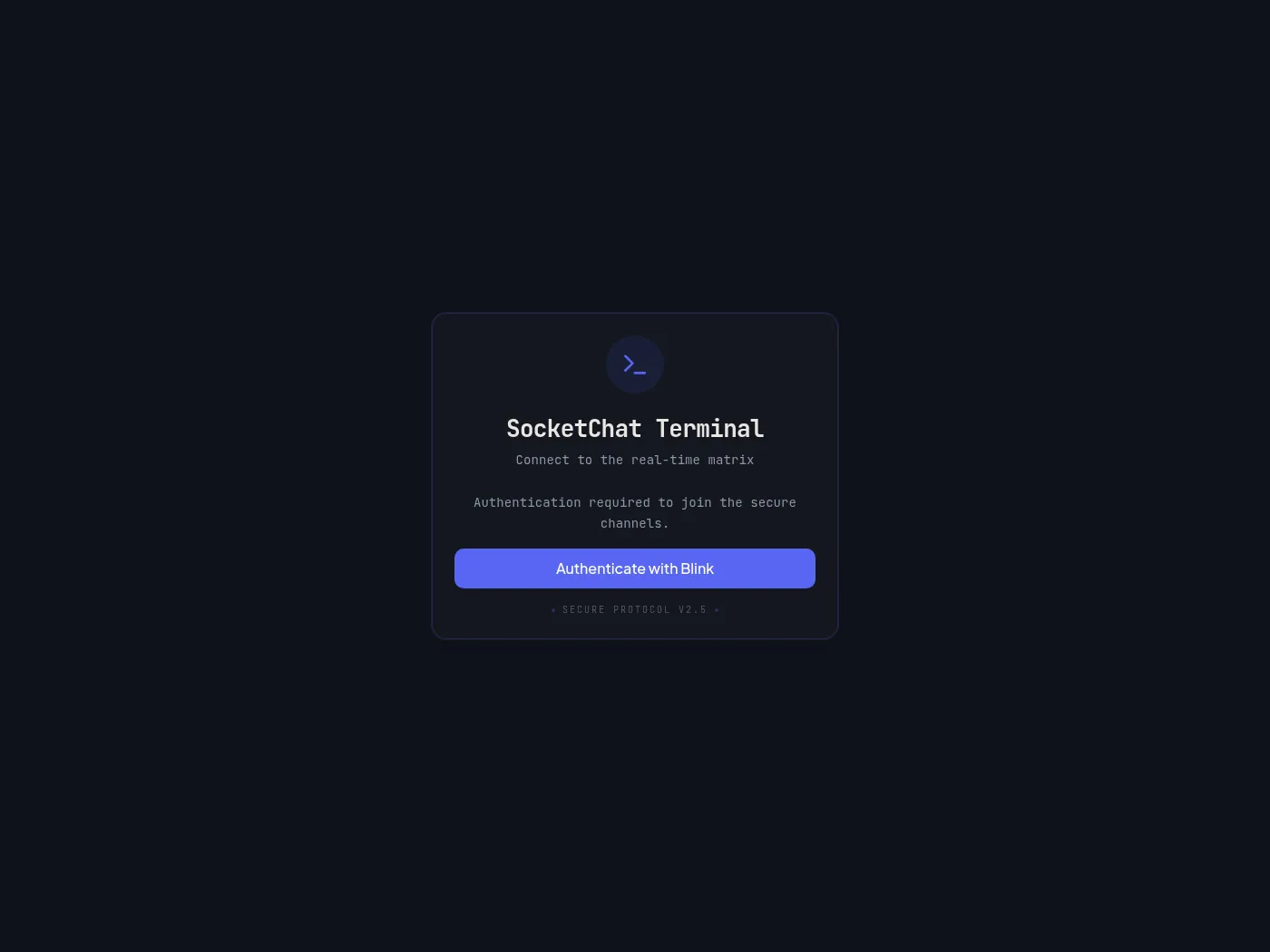 SocketChat Terminal