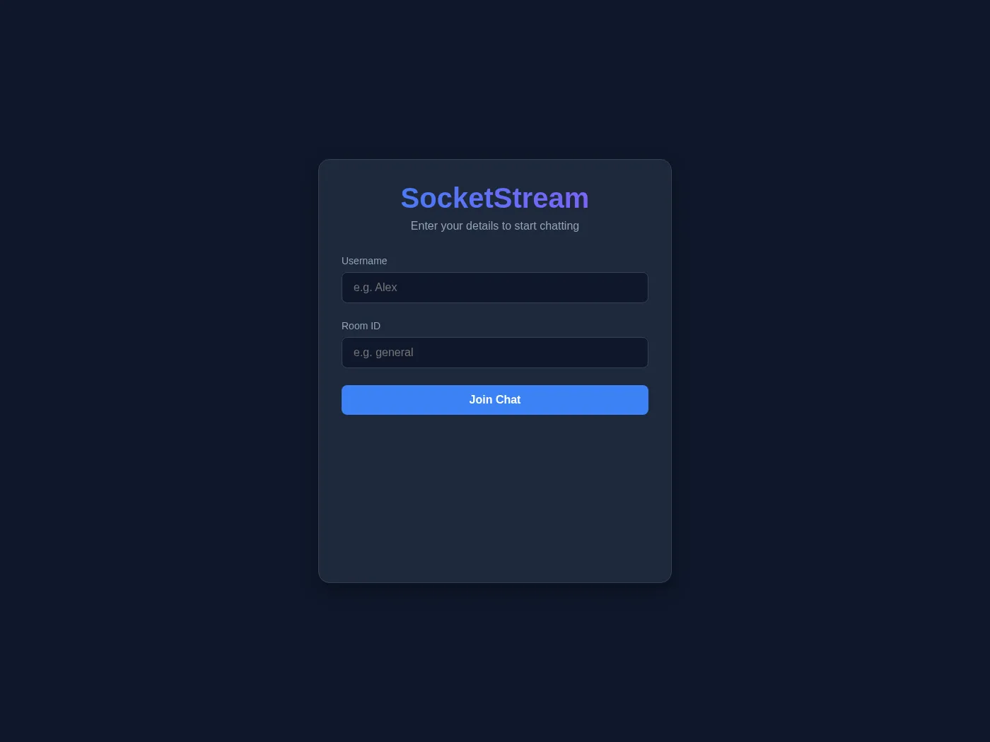 SocketStream Chat