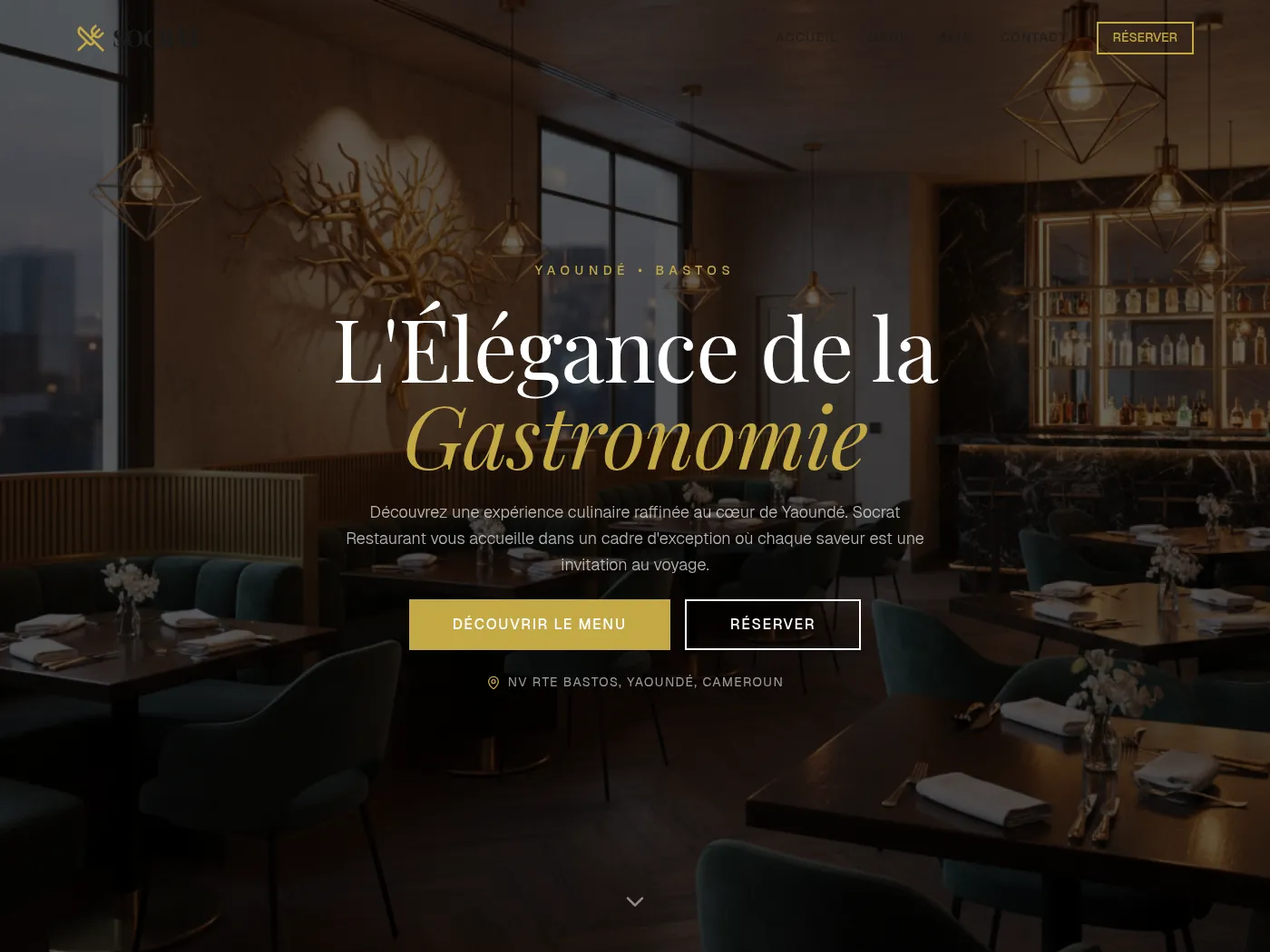 Socrat Restaurant Web Vitrine